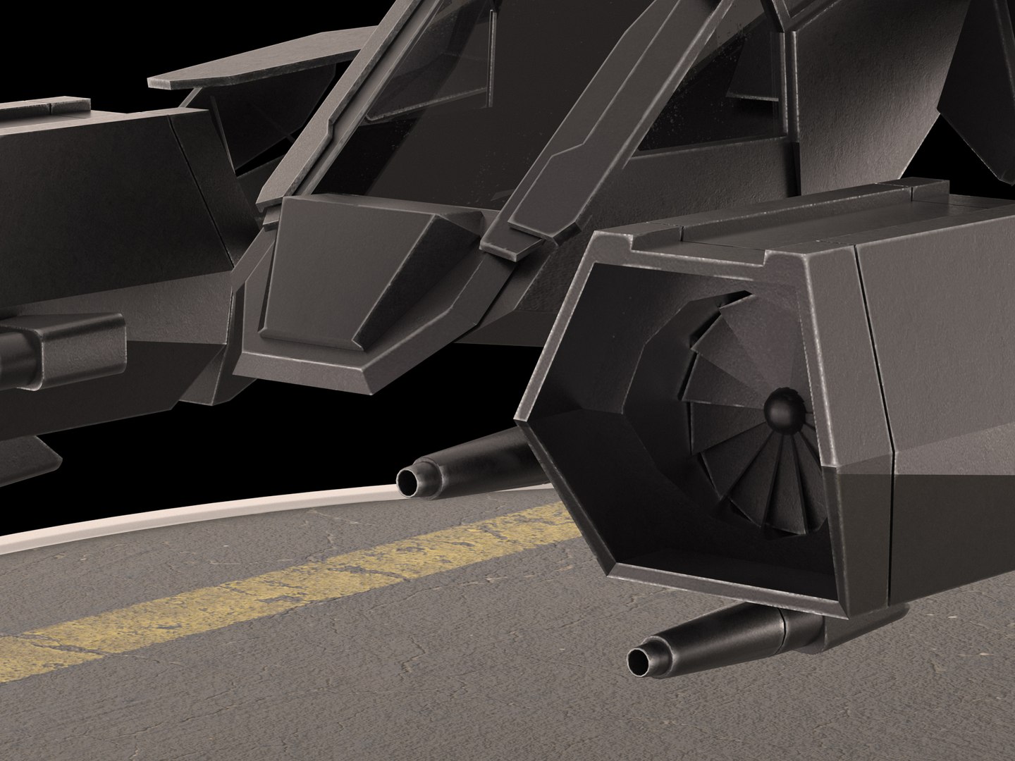 3D Batwing Model - TurboSquid 2325213