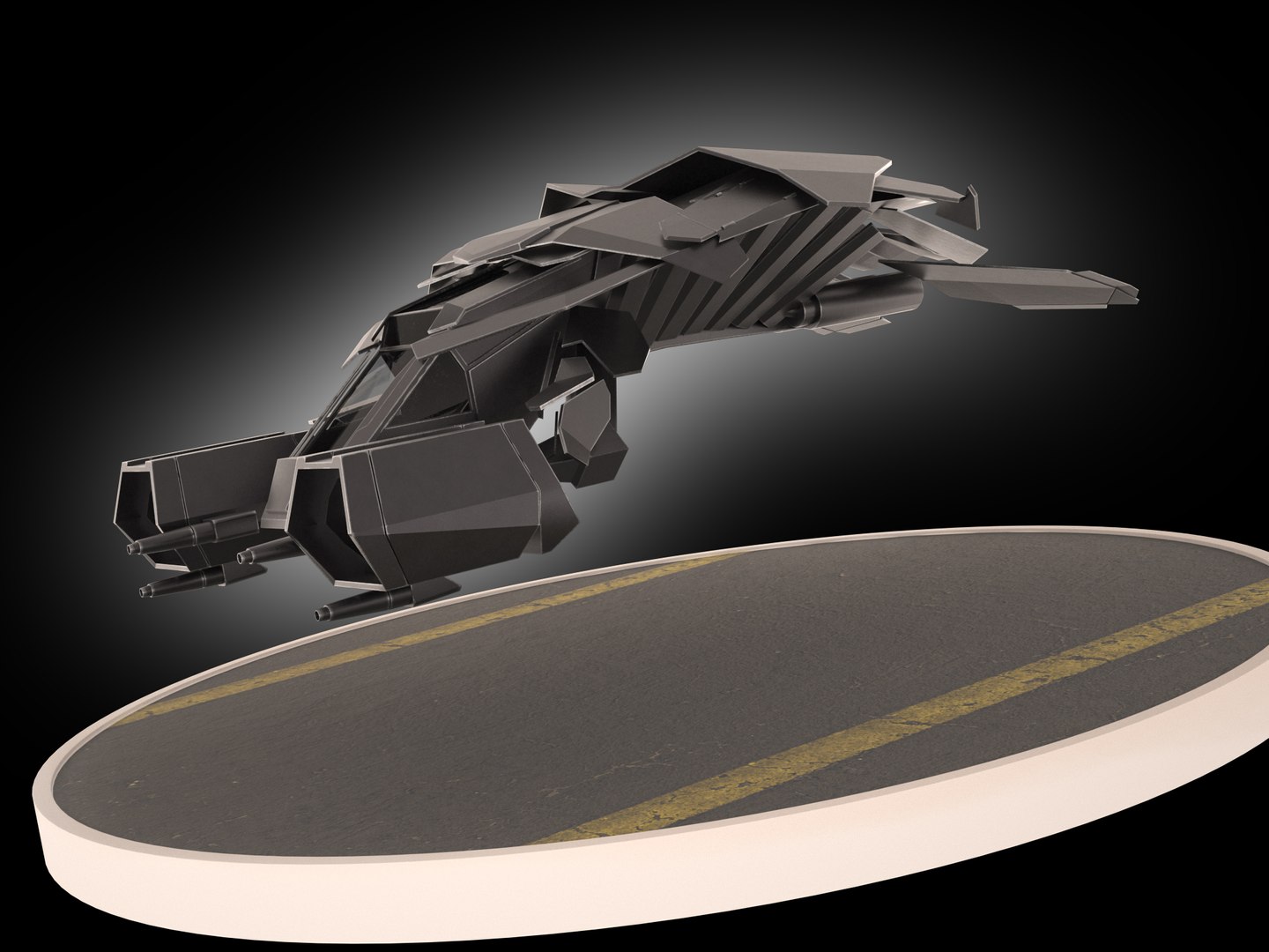 3D Batwing Model - TurboSquid 2325213