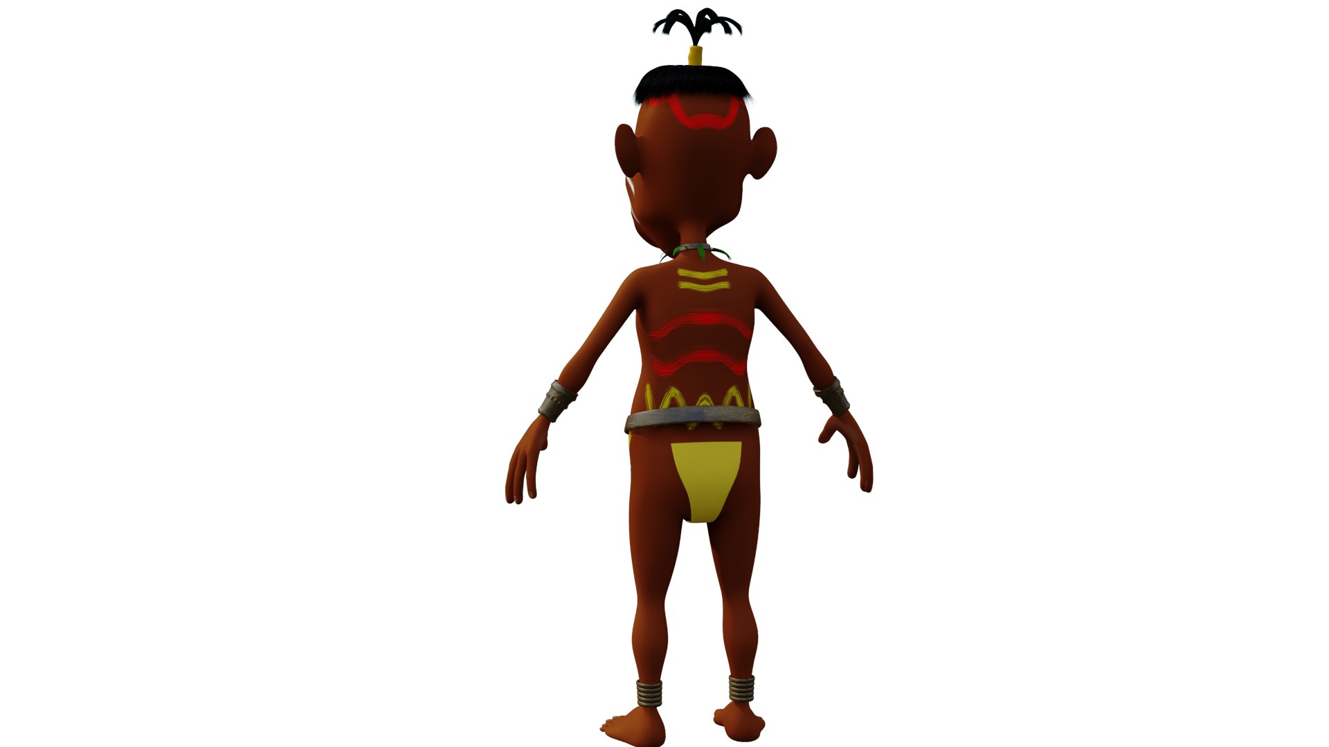 African Character 3D Model - TurboSquid 1367383