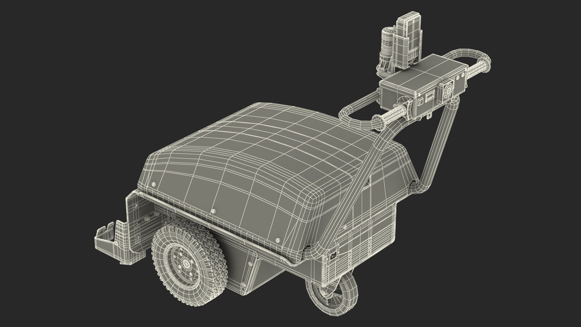 3D model Electric Shopping Cart Retriever New - TurboSquid 2040979