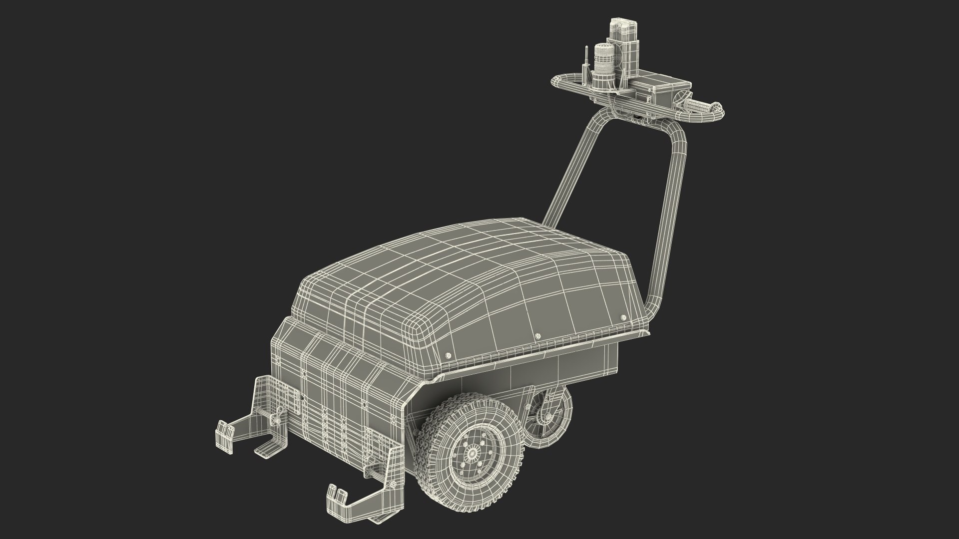 3D Model Electric Shopping Cart Retriever New - TurboSquid 2040979