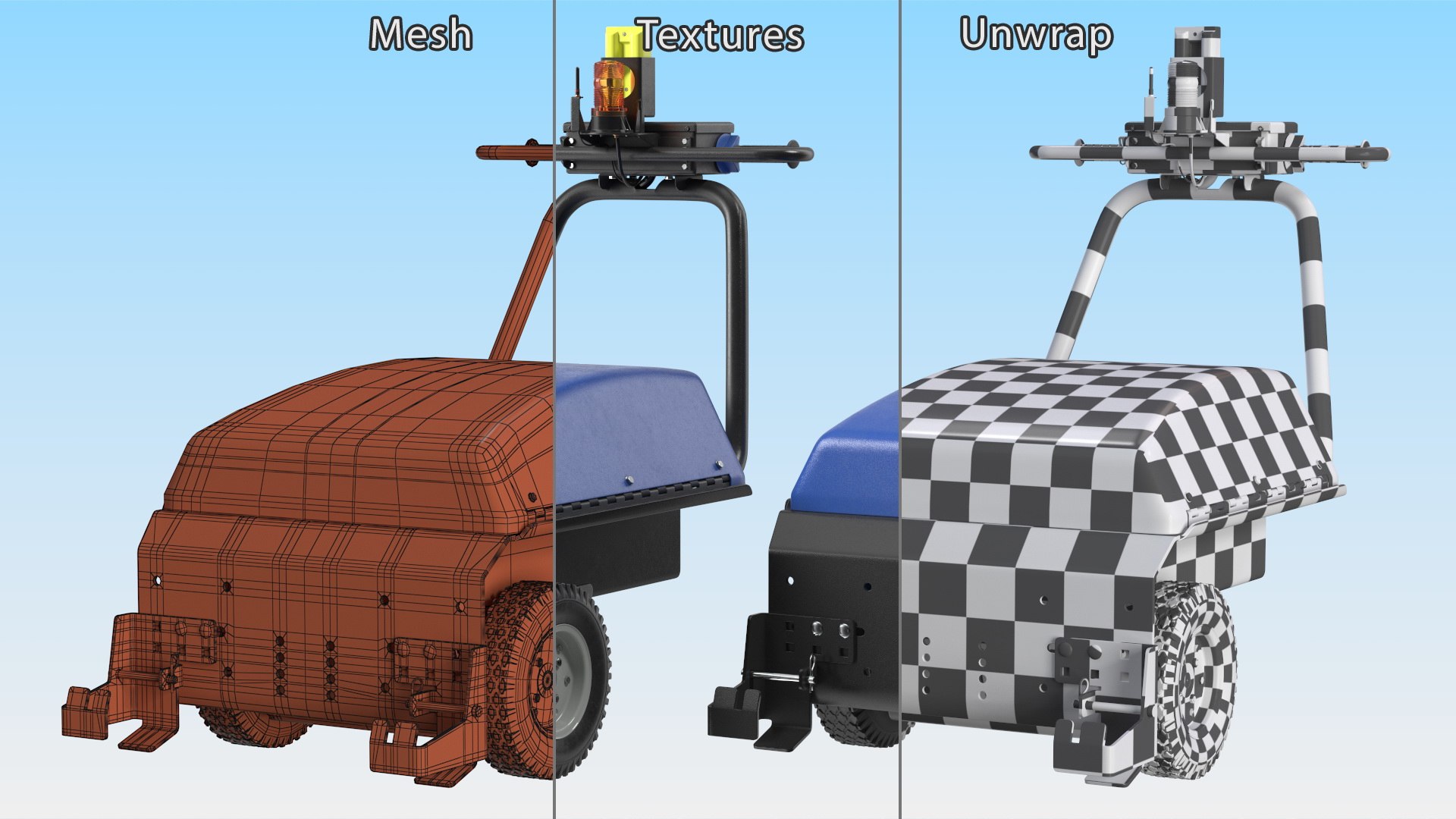 3D Model Electric Shopping Cart Retriever New - TurboSquid 2040979
