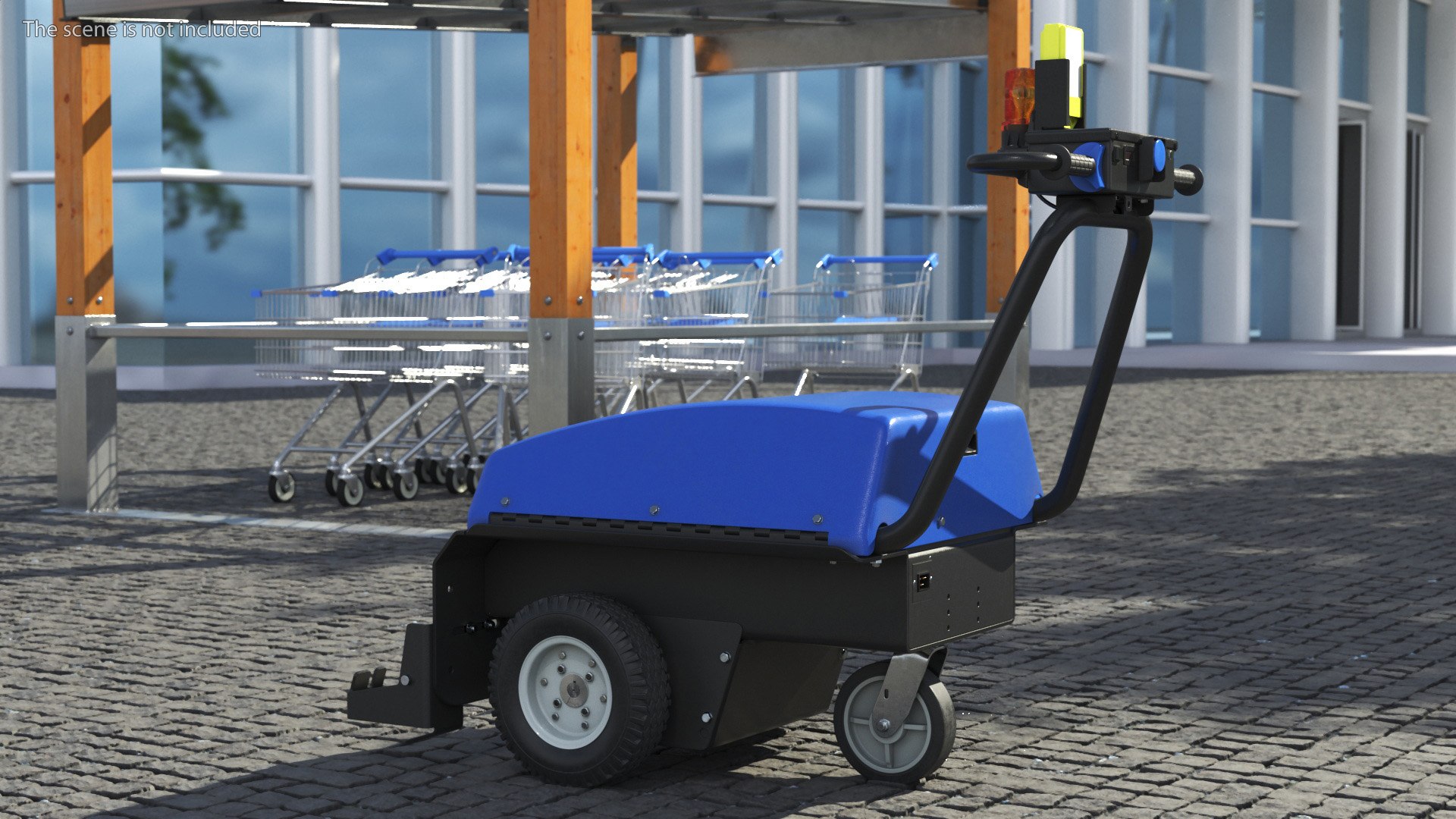 3D Model Electric Shopping Cart Retriever New - TurboSquid 2040979