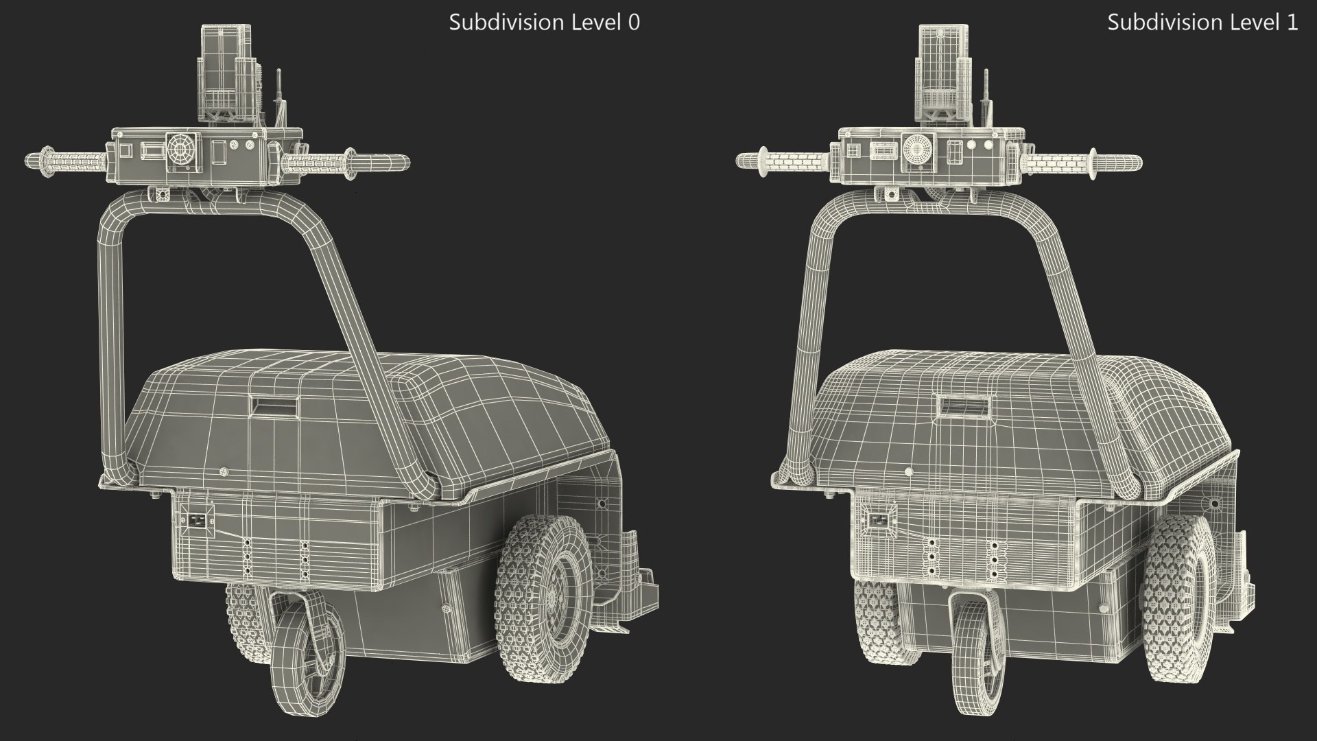 3D Model Electric Shopping Cart Retriever New - TurboSquid 2040979