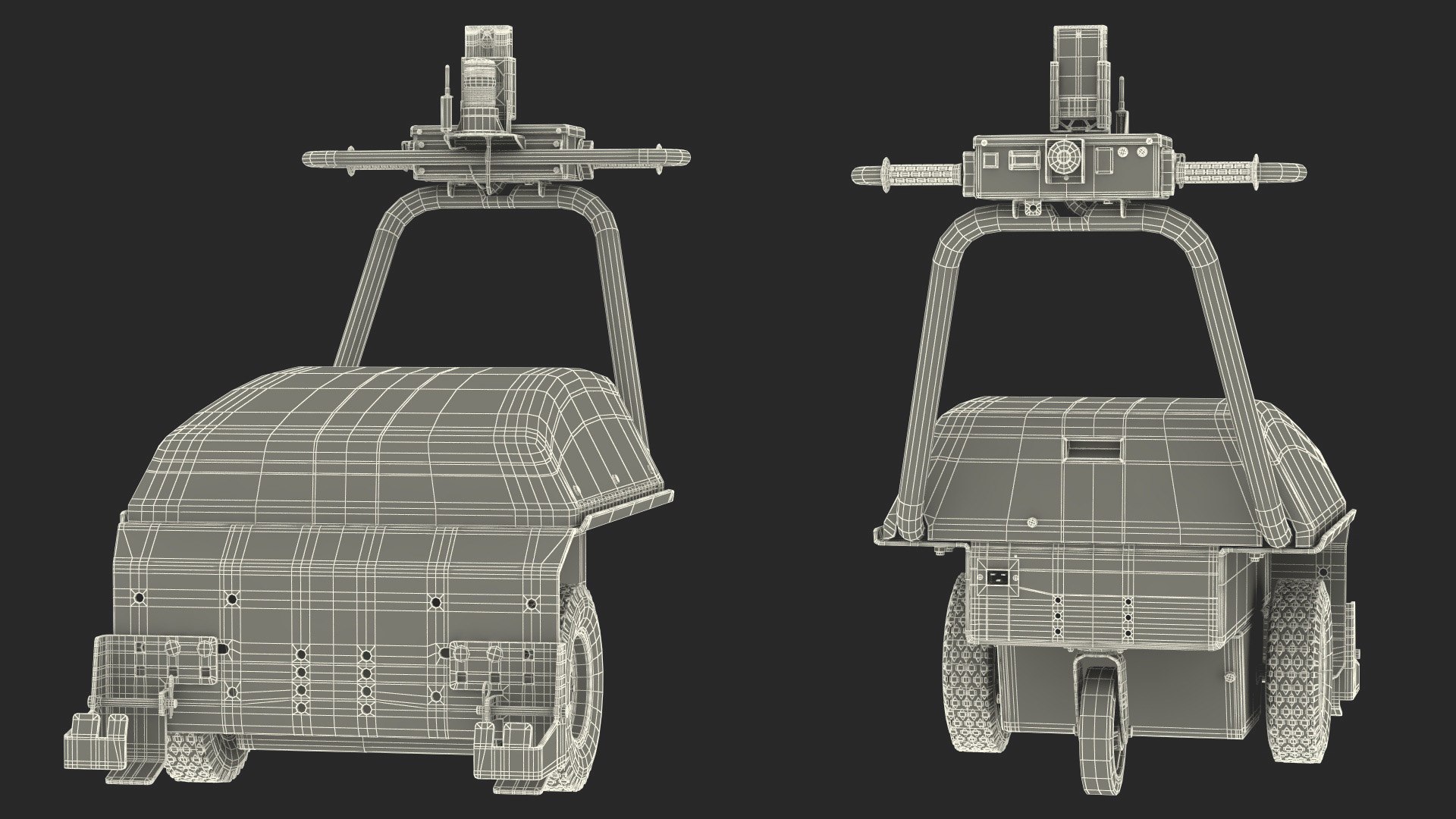 3D Model Electric Shopping Cart Retriever New - TurboSquid 2040979