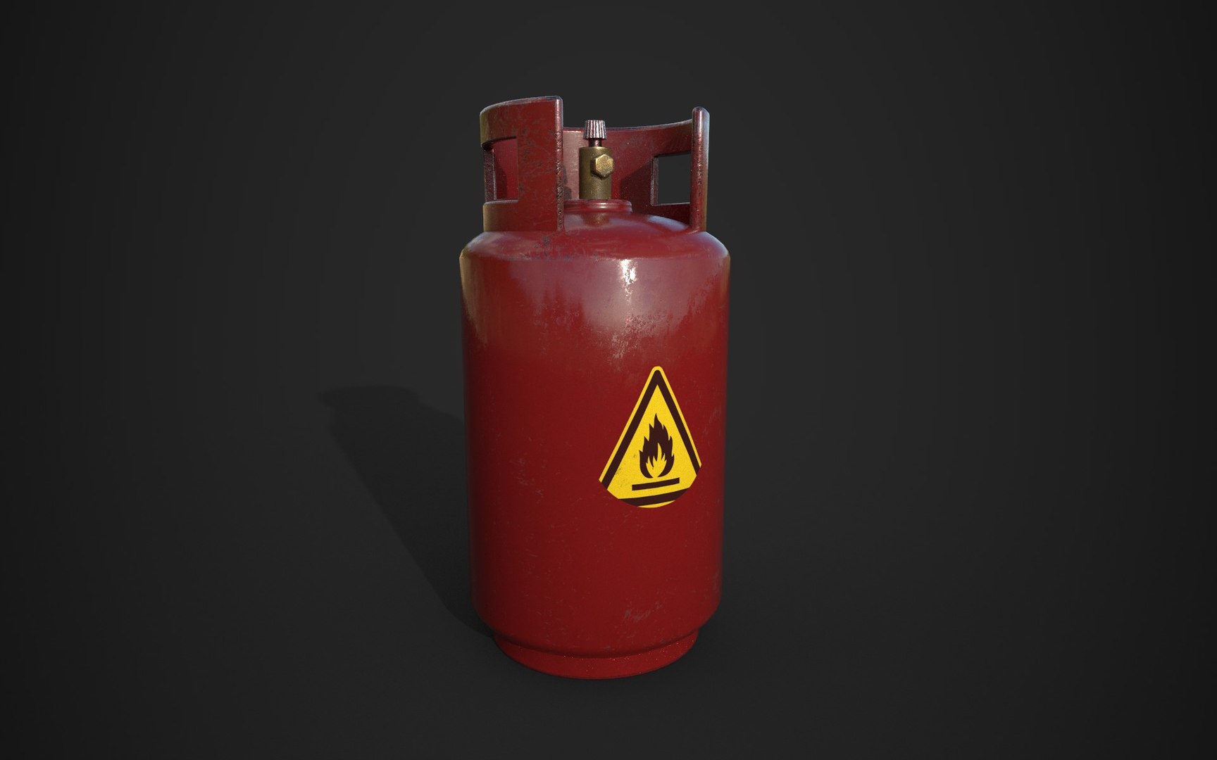 3D Gas Cylinder - TurboSquid 1770771