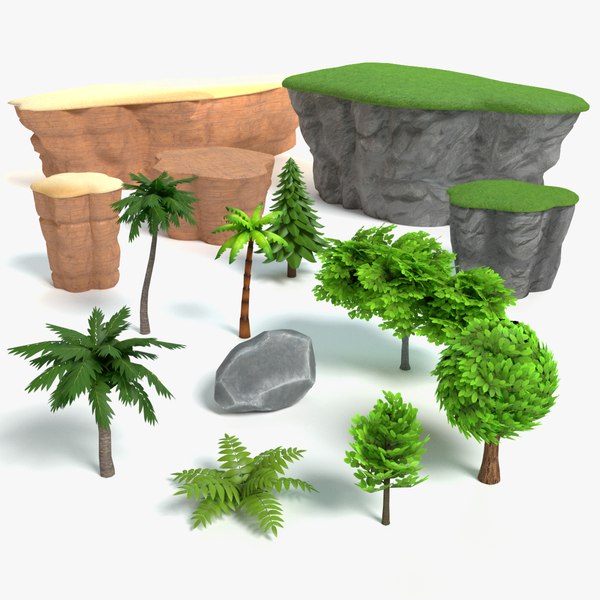 3d model ocean cliffs 16k