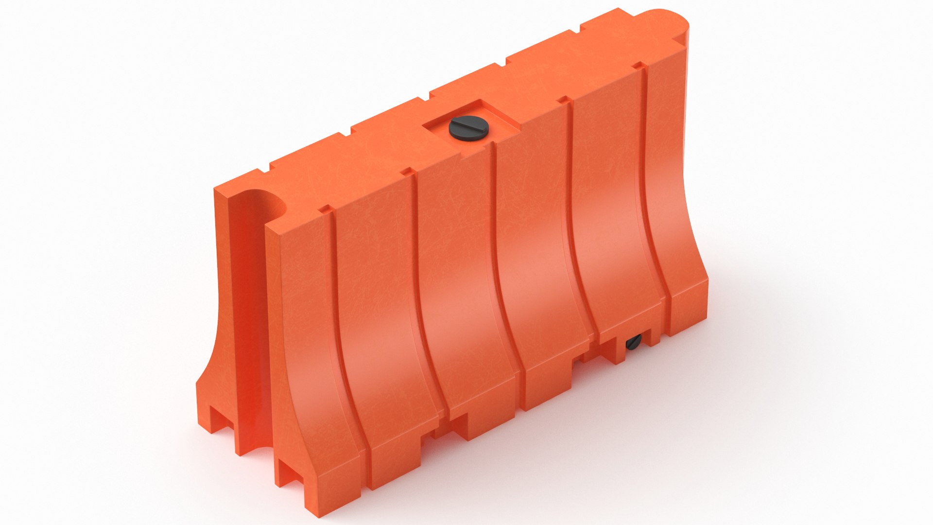 3D Plastic Traffic Barrier 01 - TurboSquid 2069353