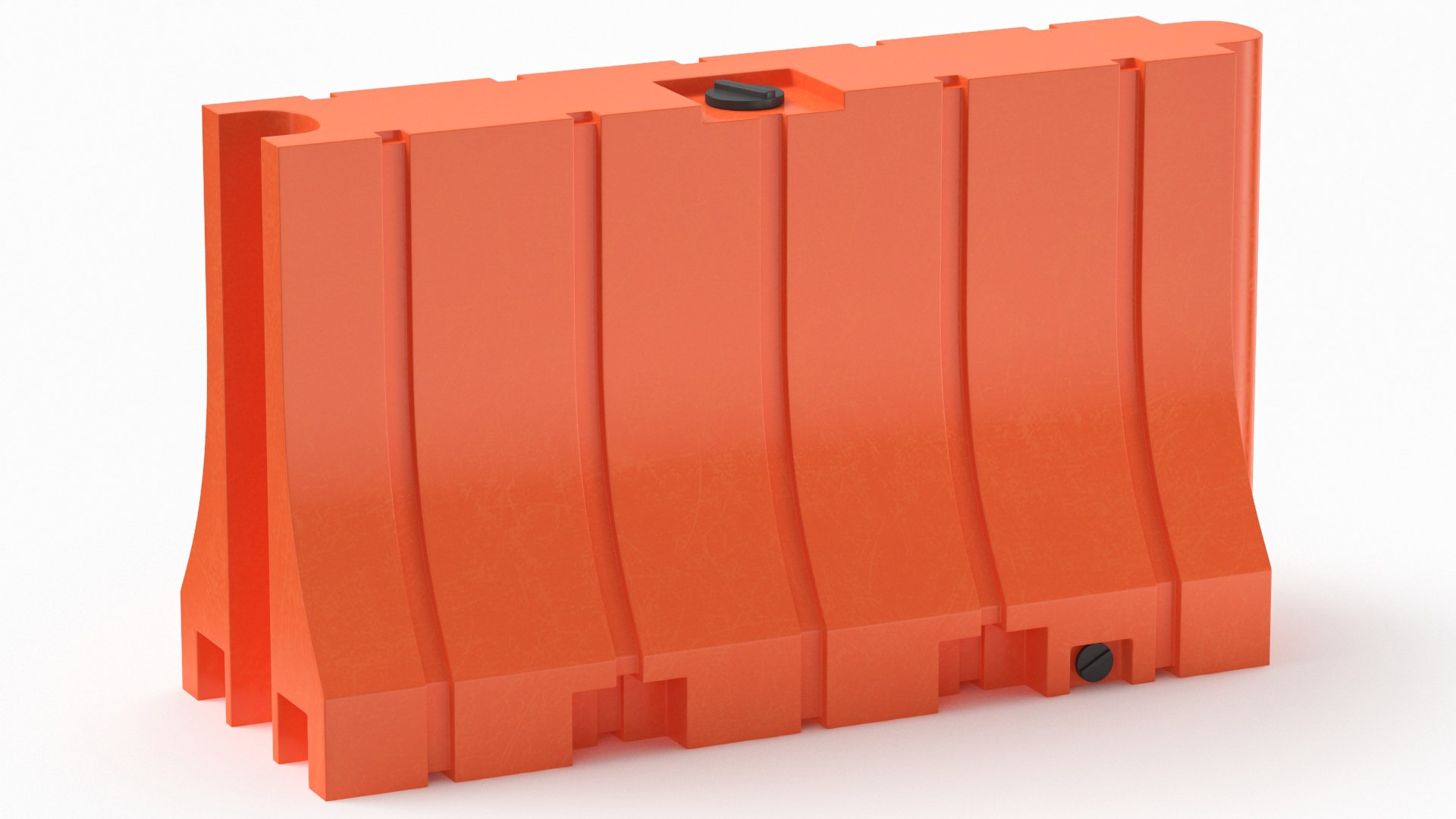 3D Plastic Traffic Barrier 01 - TurboSquid 2069353