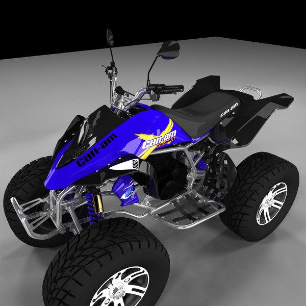canam quad 3d model