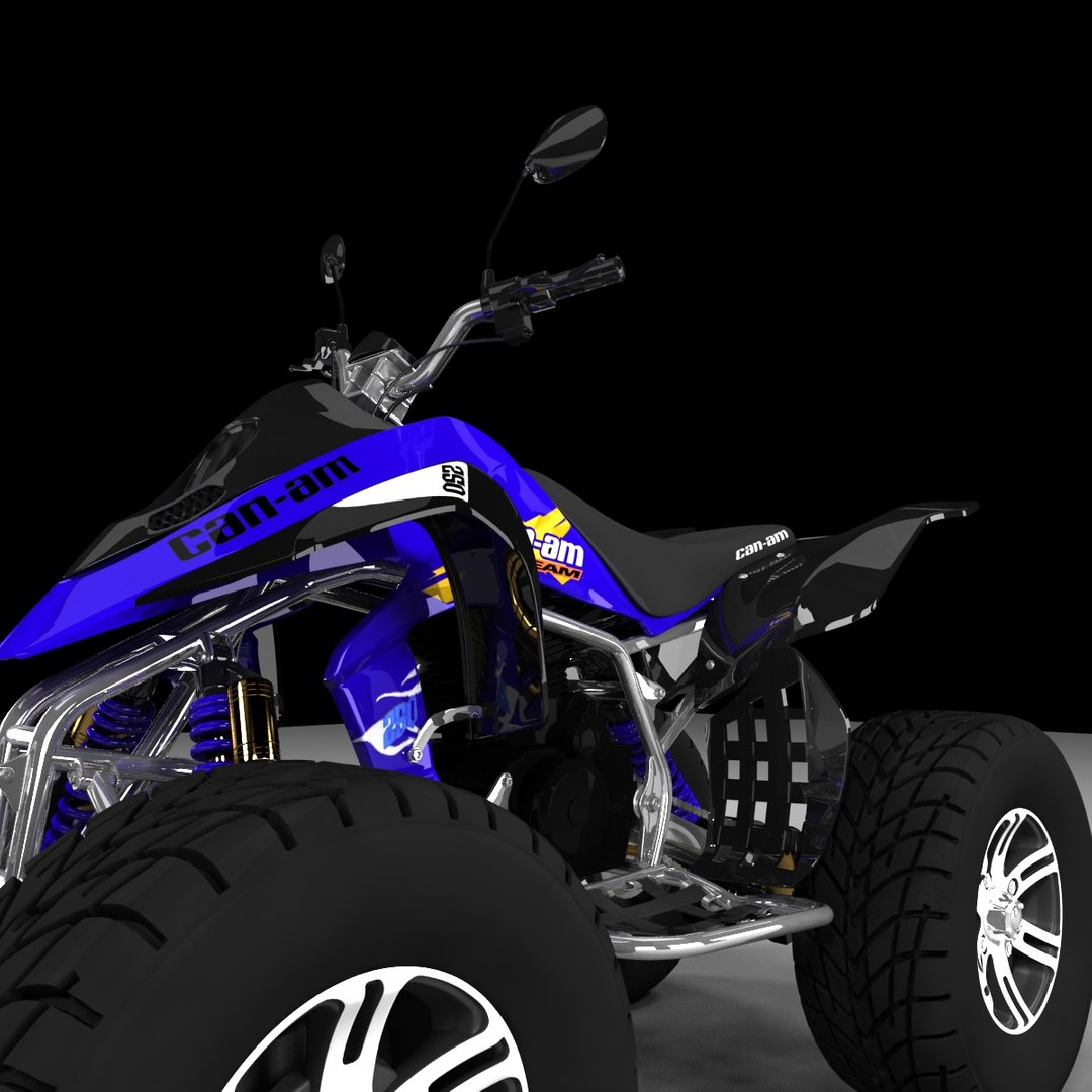 canam quad 3d model