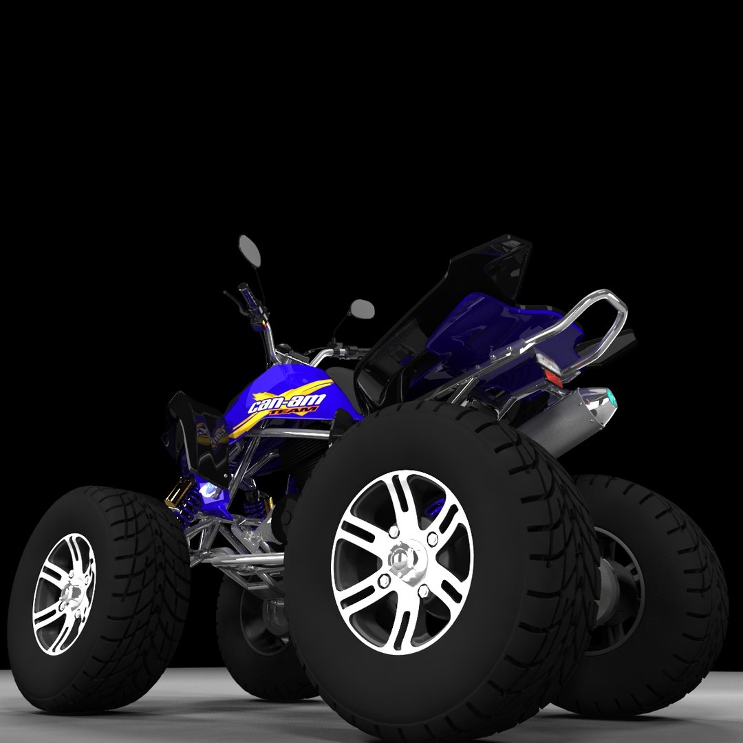 canam quad 3d model