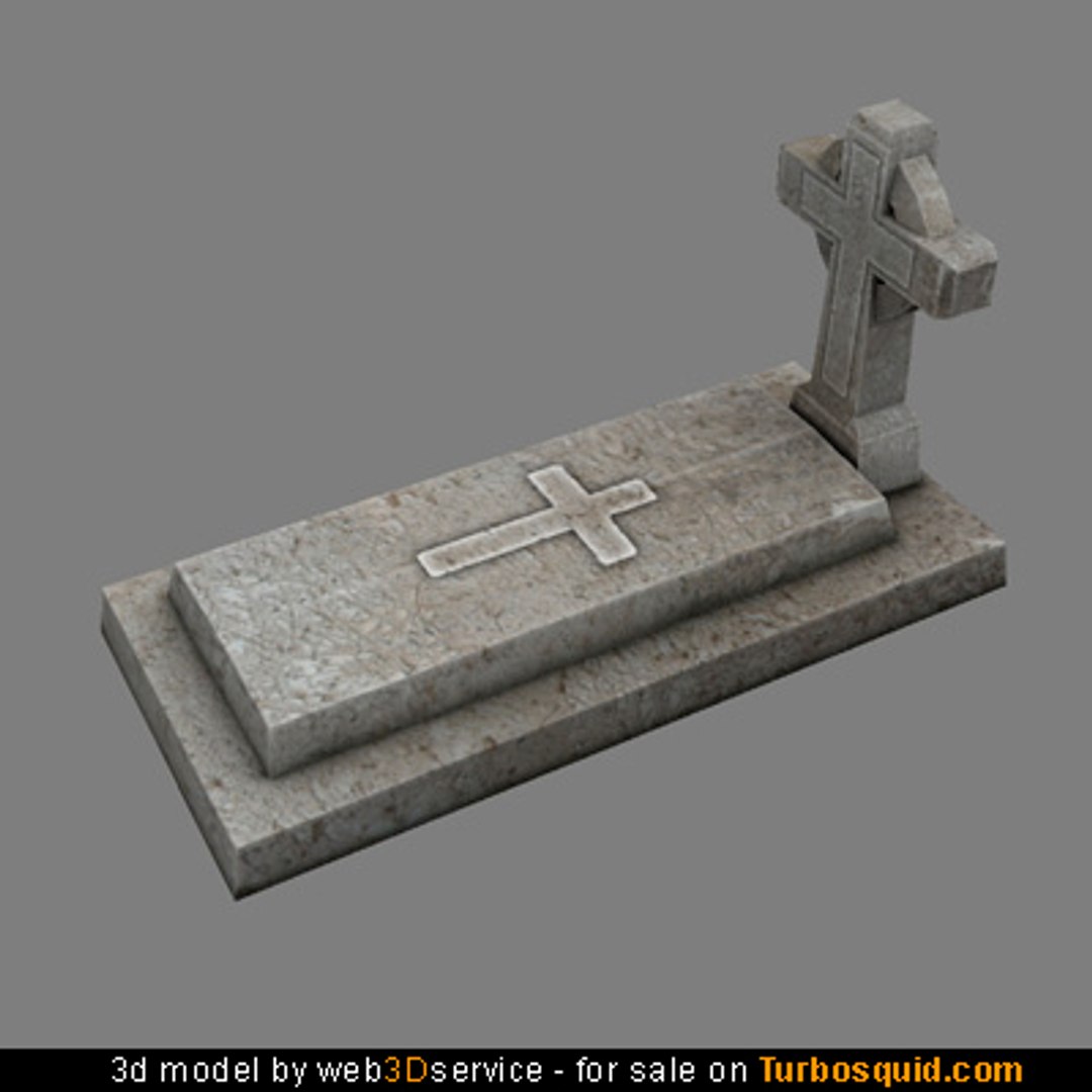 Tomb Stone 3d Model