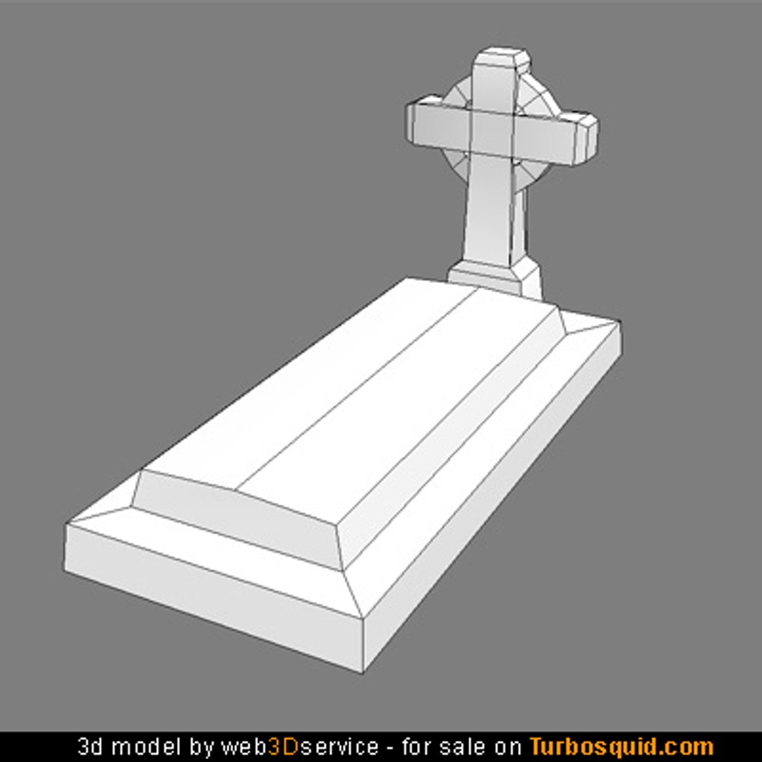 Tomb Stone 3d Model