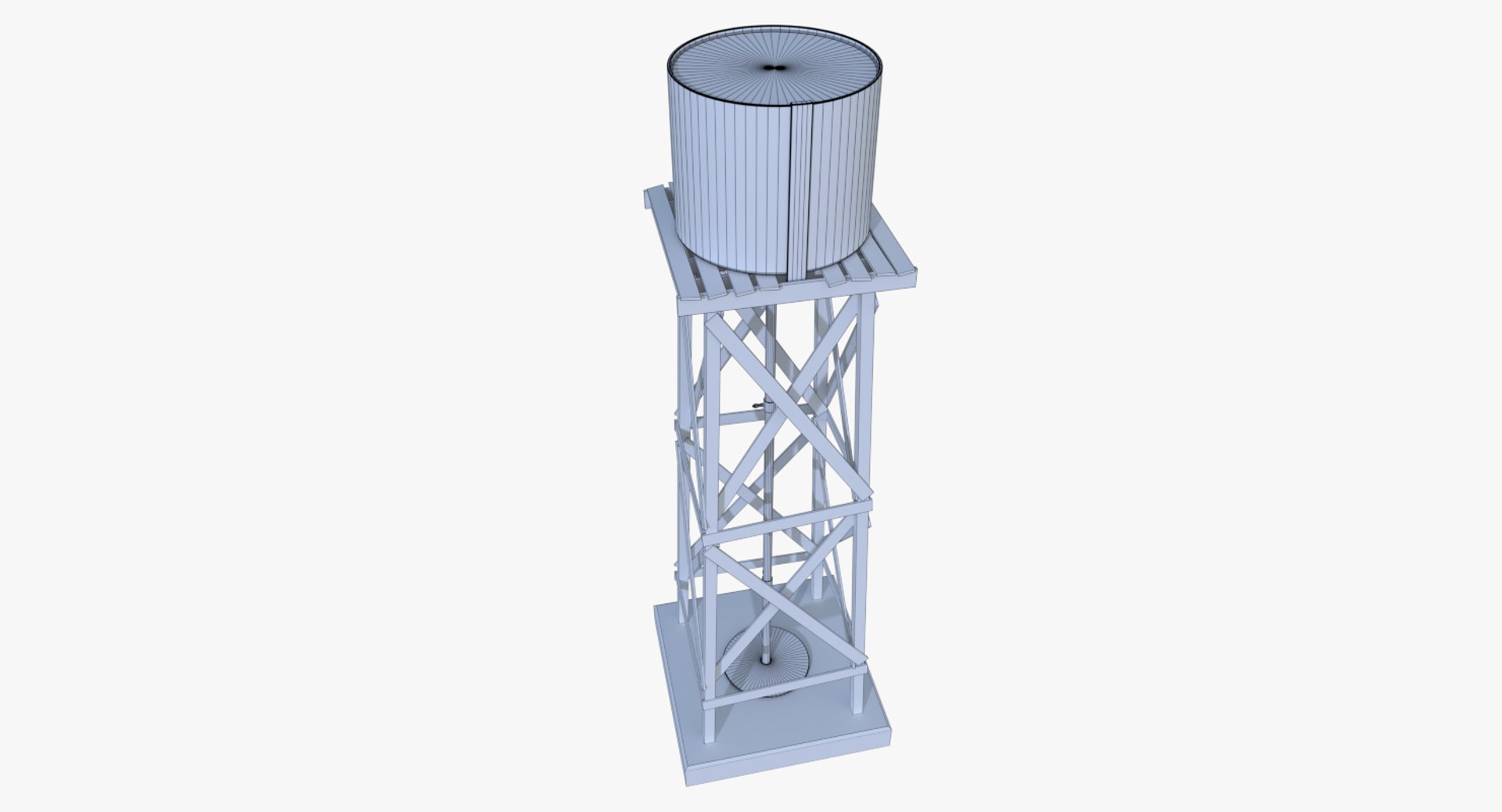 3d model water tank