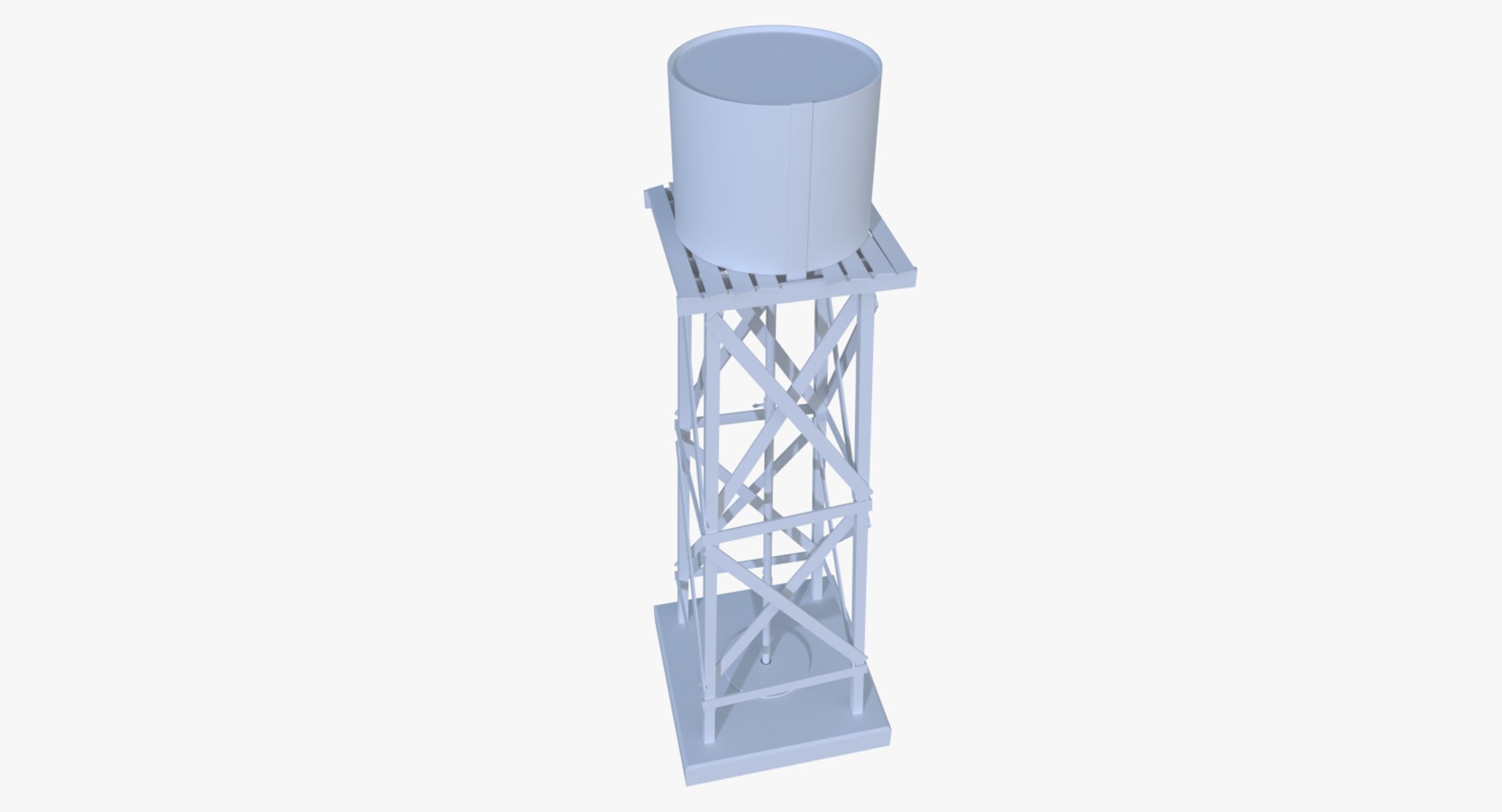 3d model water tank