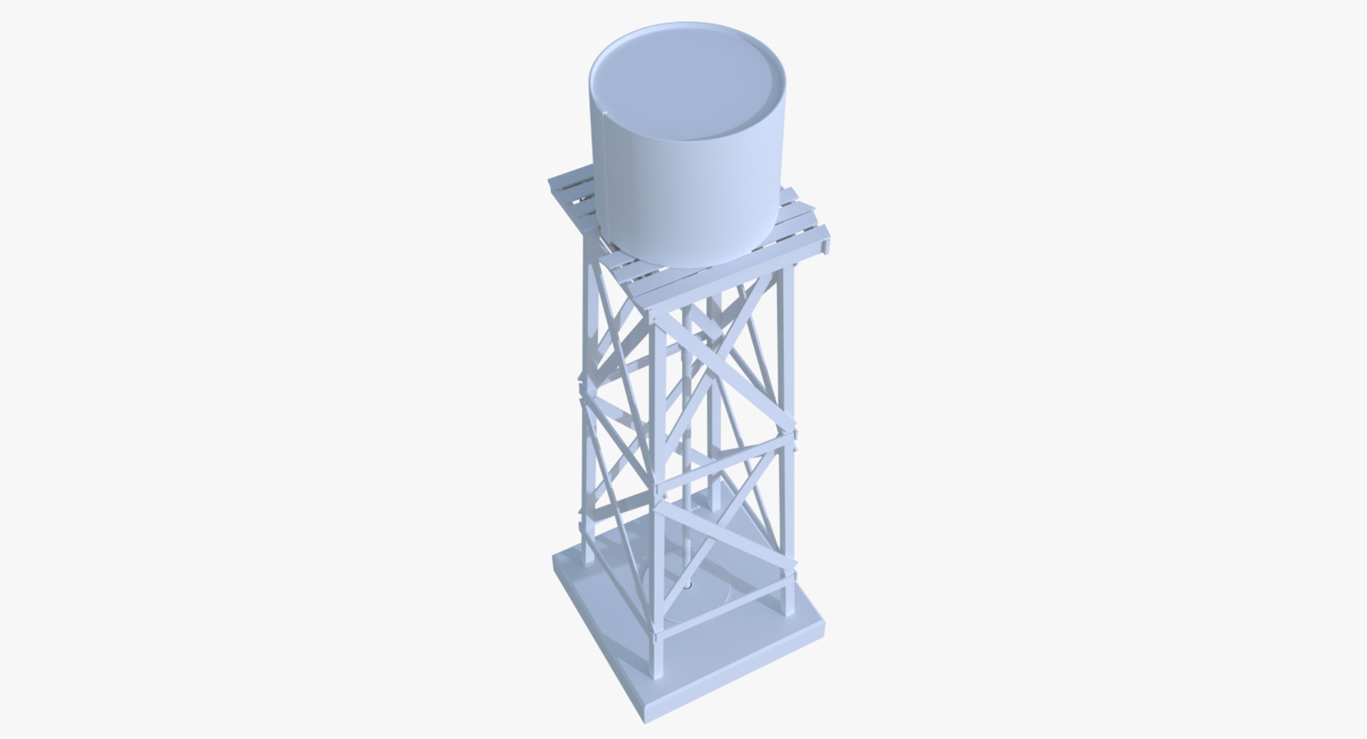 3d model water tank