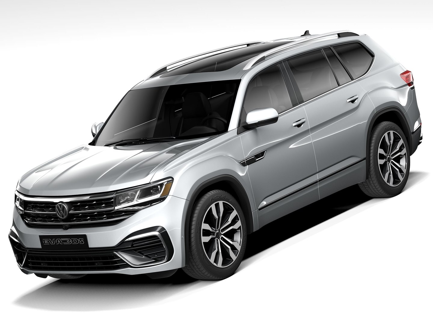 3D model Volkswagen Atlas R-line 2021 - TurboSquid 1848668
