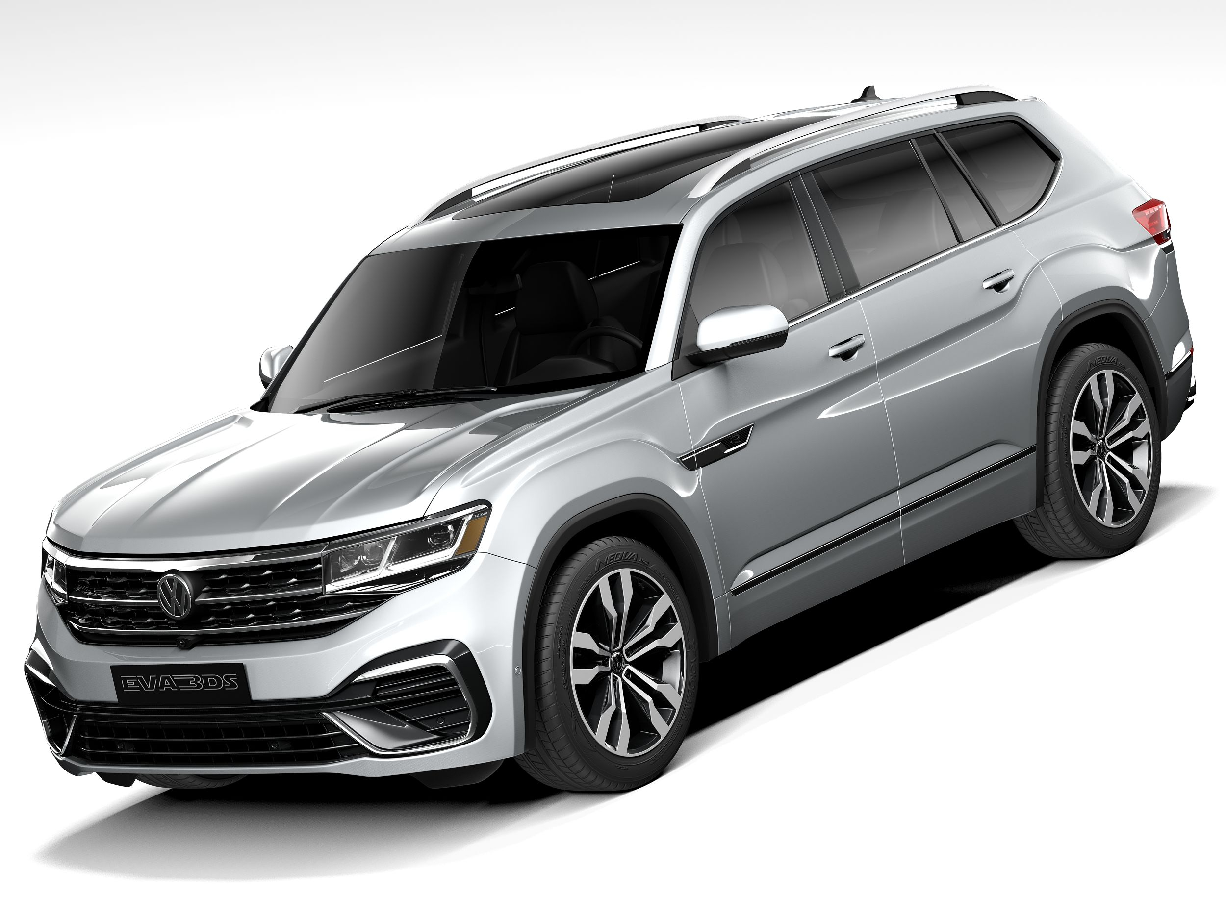 3D model Volkswagen Atlas R-line 2021 - TurboSquid 1848668