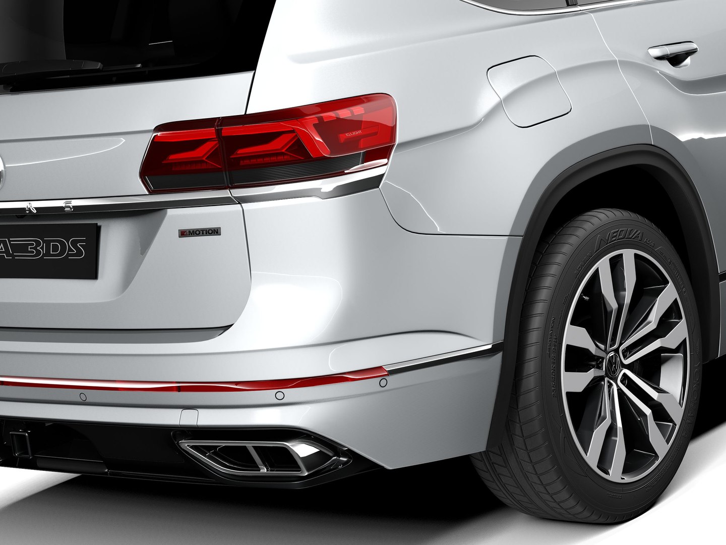 3D model Volkswagen Atlas R-line 2021 - TurboSquid 1848668