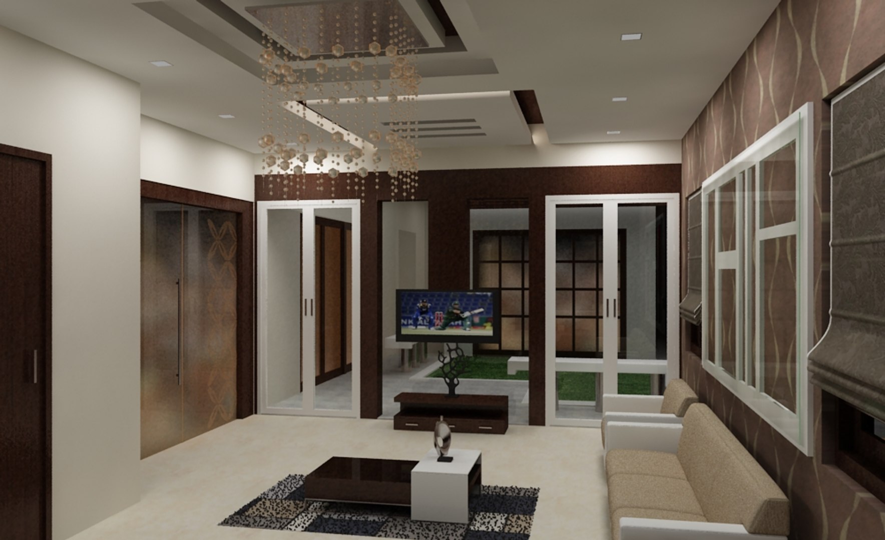 Max Realistic Living Room