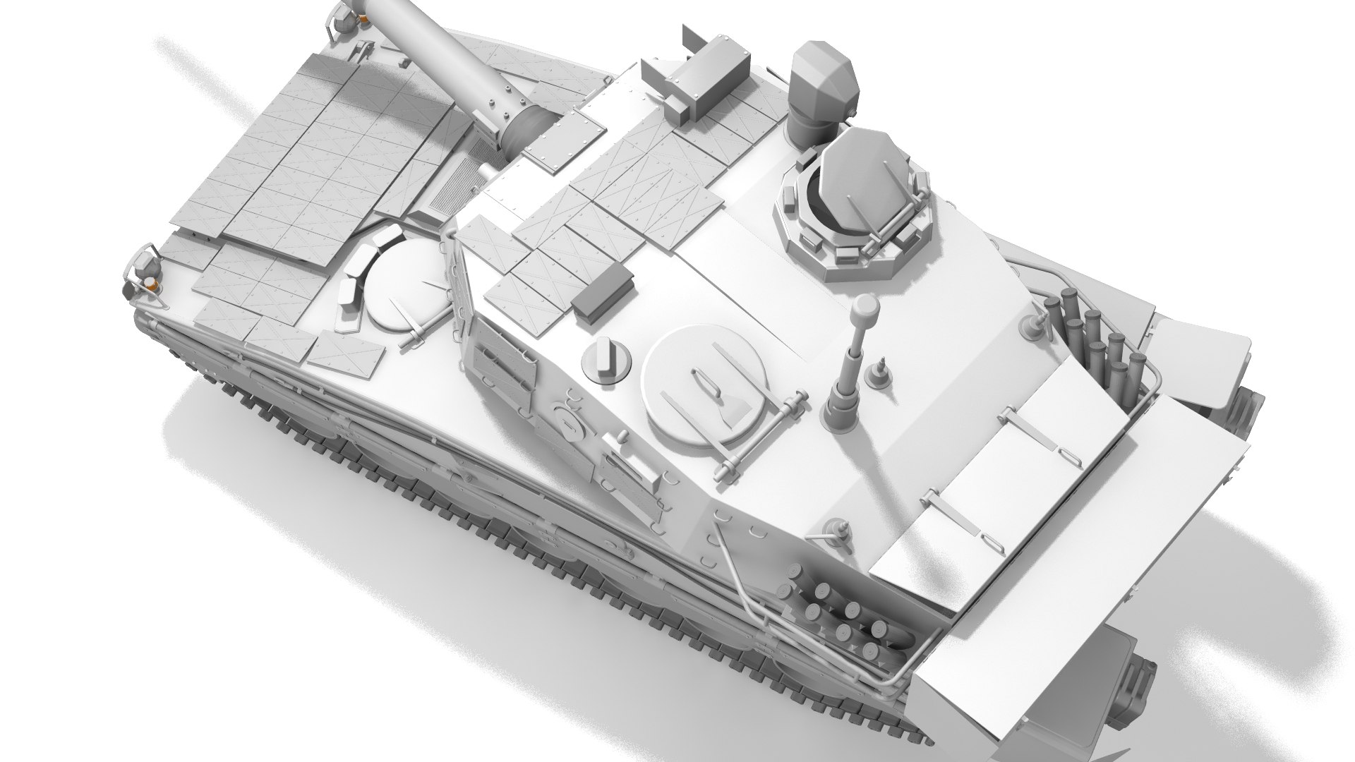 3D ASCOD LT105 Light Tank - TurboSquid 2191365