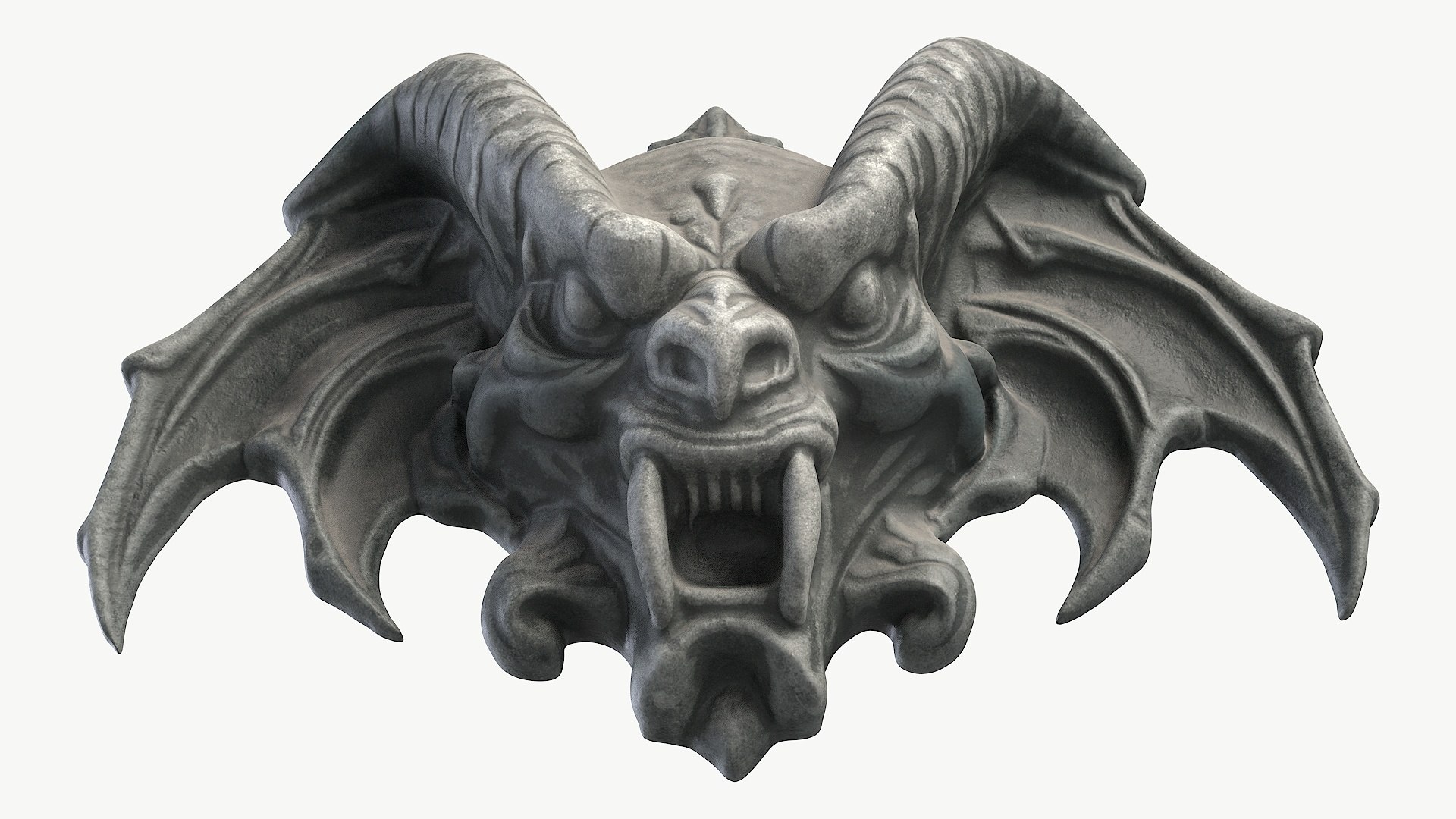 3D Gargoyle Head Textured 6 Model - TurboSquid 2291212