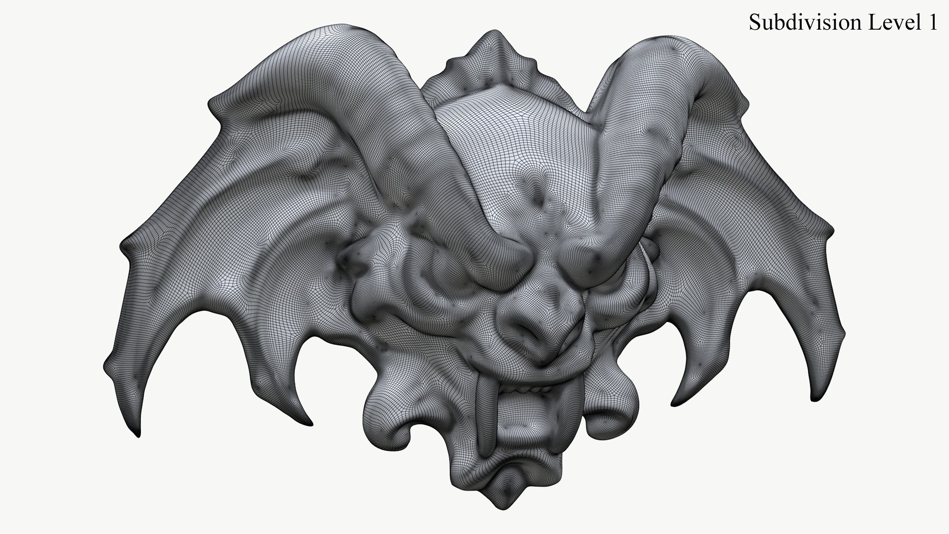 3D Gargoyle Head Textured 6 Model - TurboSquid 2291212