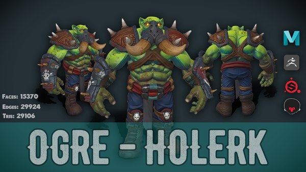 Ogre 3D Models for Download | TurboSquid
