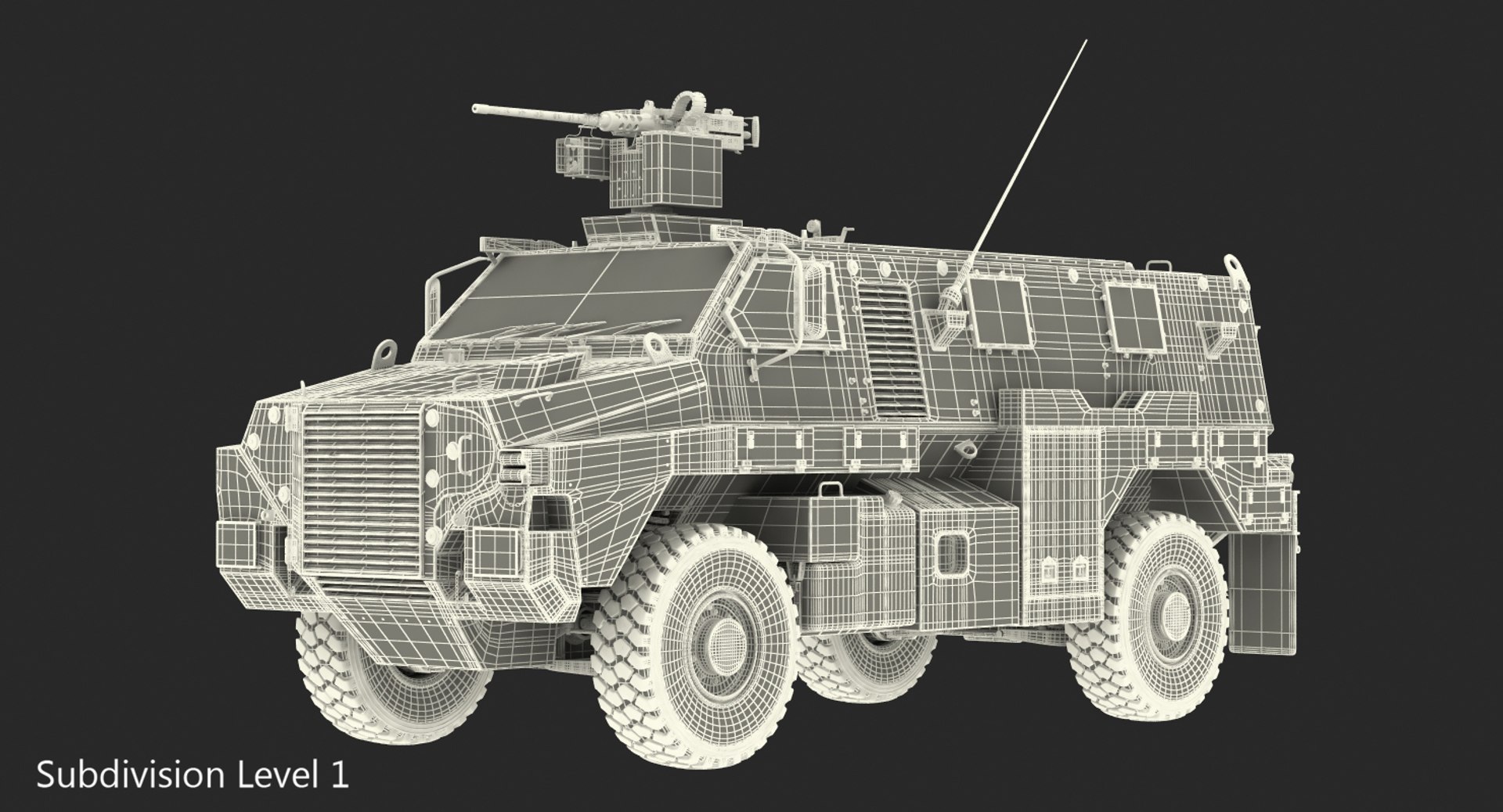 3D protected infantry vehicle bushmaster model - TurboSquid 1305786