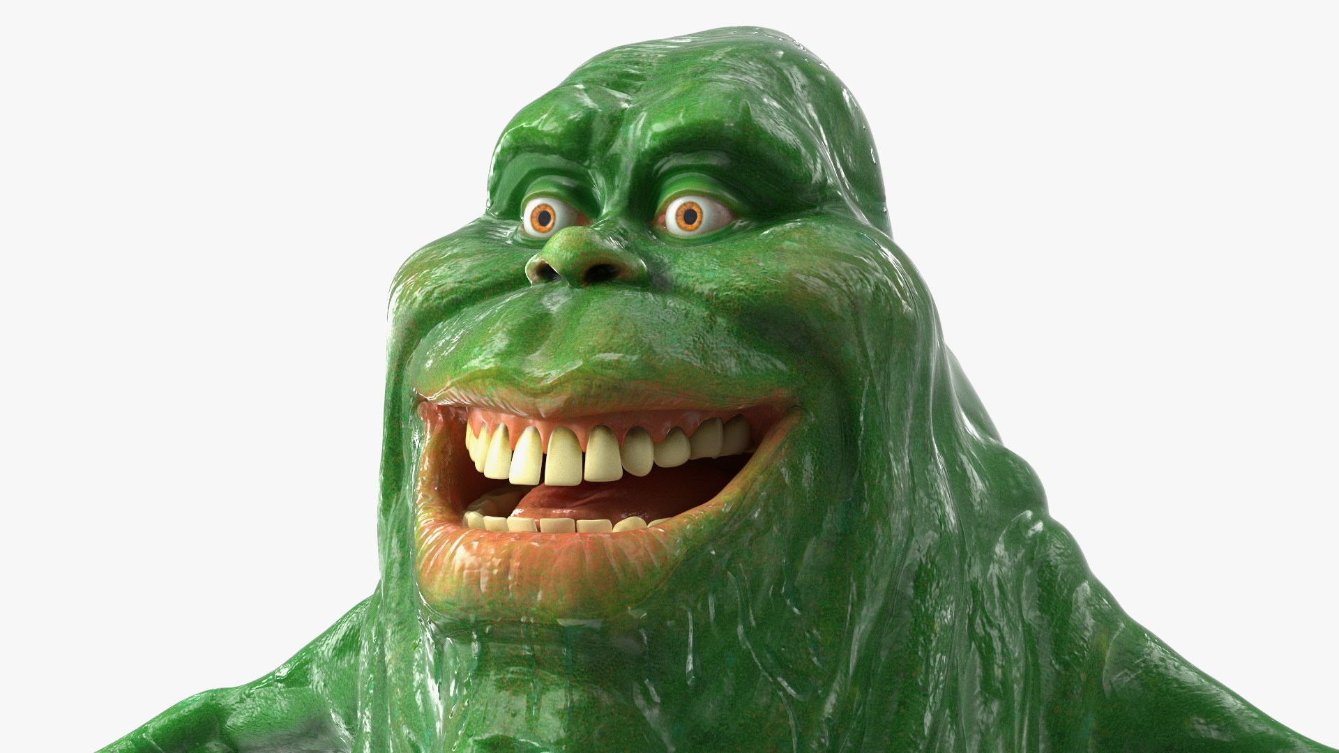 3D Ghostbusters Character Slimer T-pose - TurboSquid 2047732