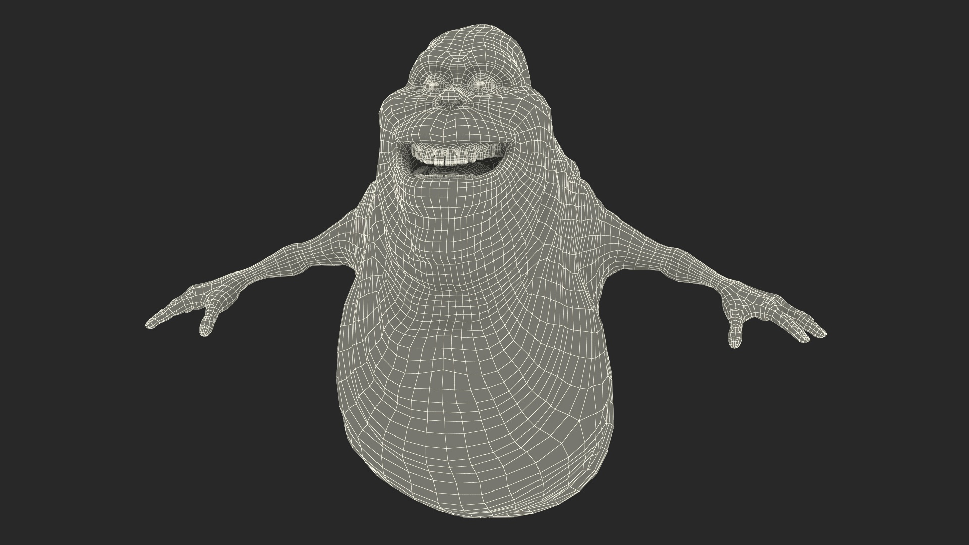 3D Ghostbusters Character Slimer T-pose - TurboSquid 2047732