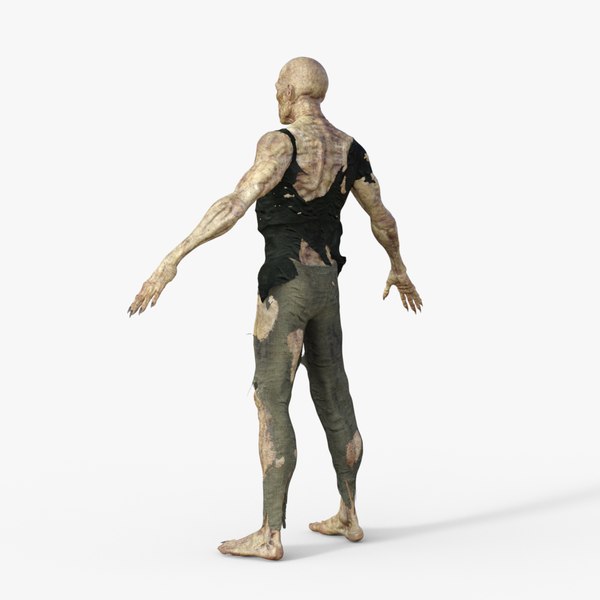 modelo 3d Scary Zombie Rigged - TurboSquid 1979413