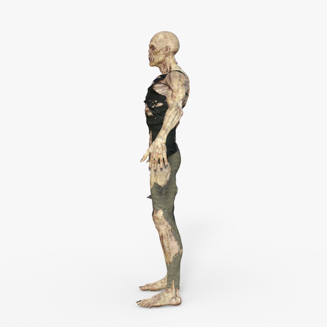 3D Scary Zombie Rigged Model - TurboSquid 1979413