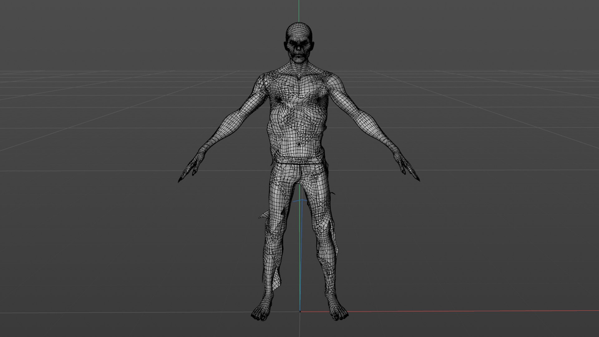 3D Scary Zombie Rigged model - TurboSquid 1979413