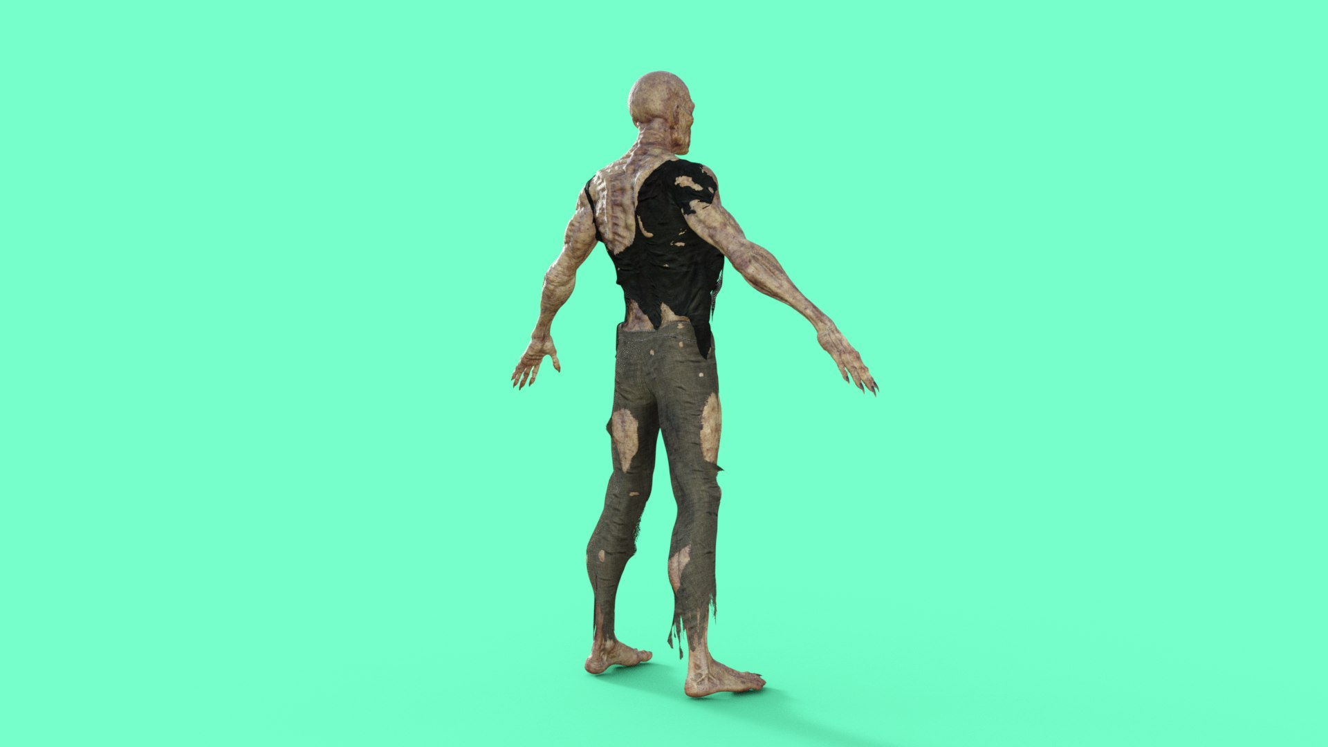 3D Scary Zombie Rigged model - TurboSquid 1979413