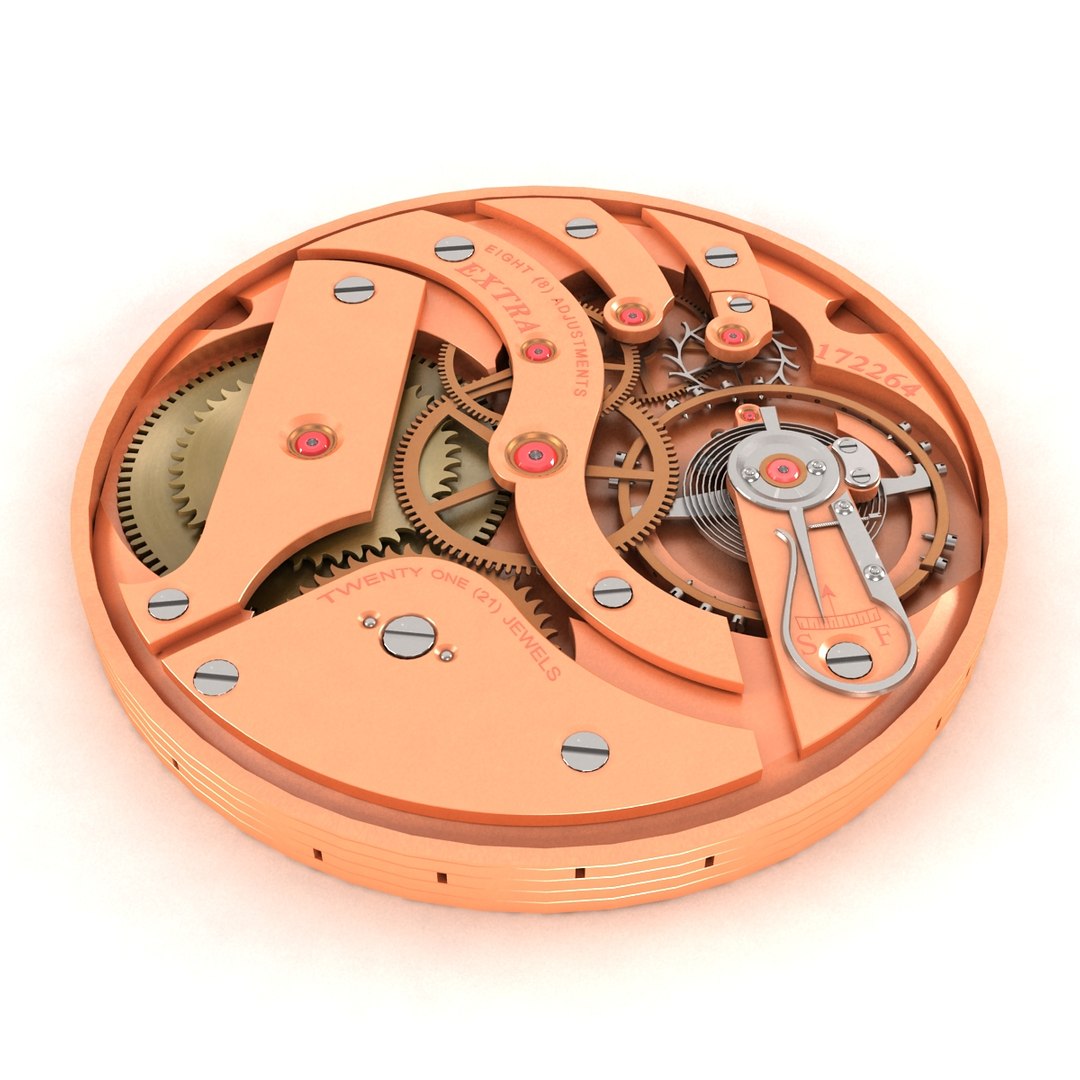 3d 3ds Watch Mechanism