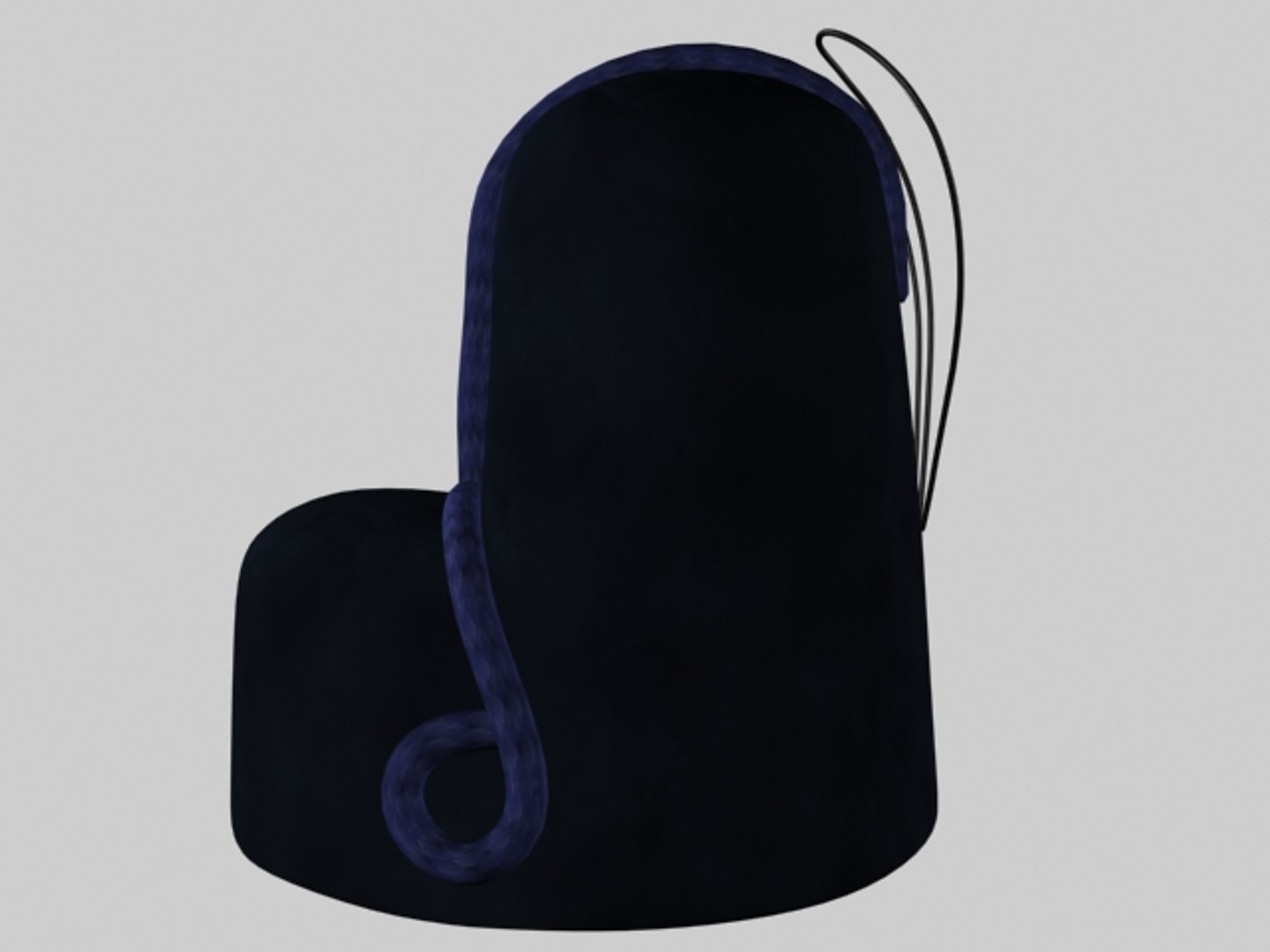 3ds Traditional Korean Hat Ikseongwan