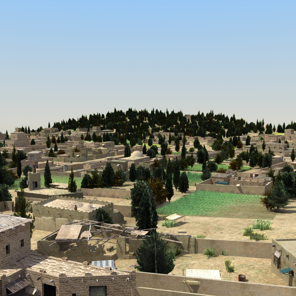 afghan farmland farms 3d 3ds