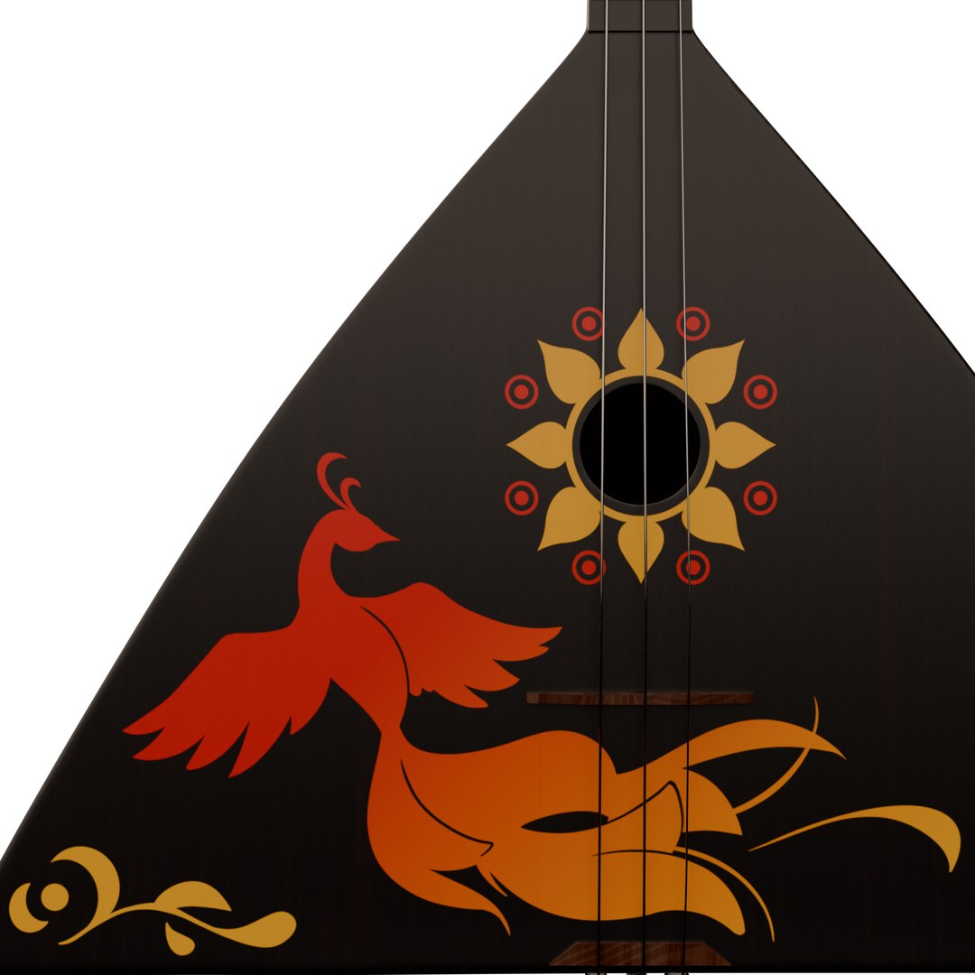 Balalaika And Gusli PBR Model - TurboSquid 2377513