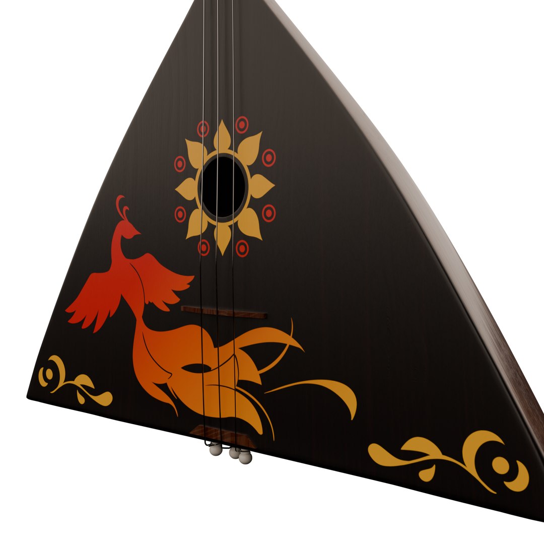 Balalaika And Gusli PBR Model - TurboSquid 2377513