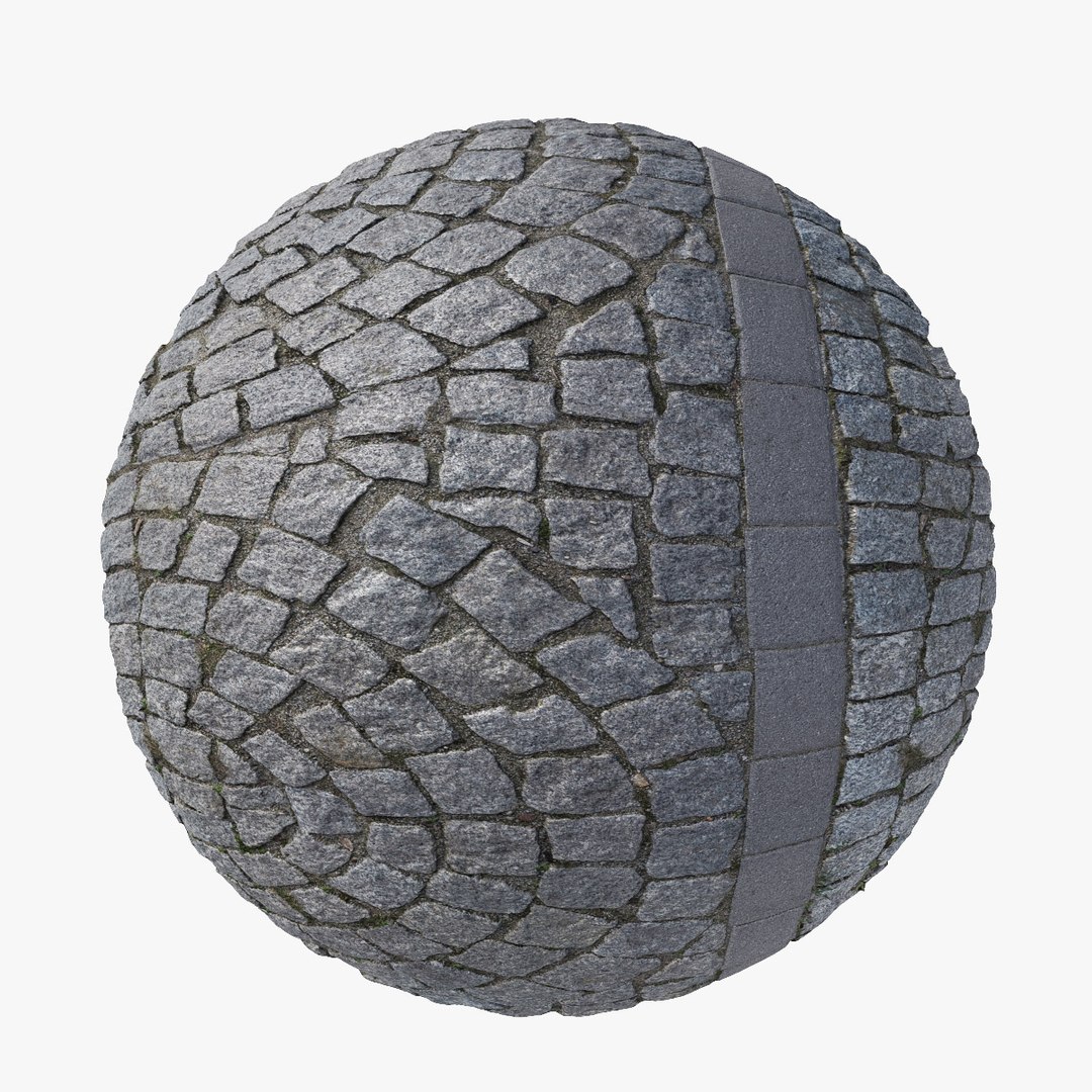 Pavement Cobblestone Model - TurboSquid 1211525