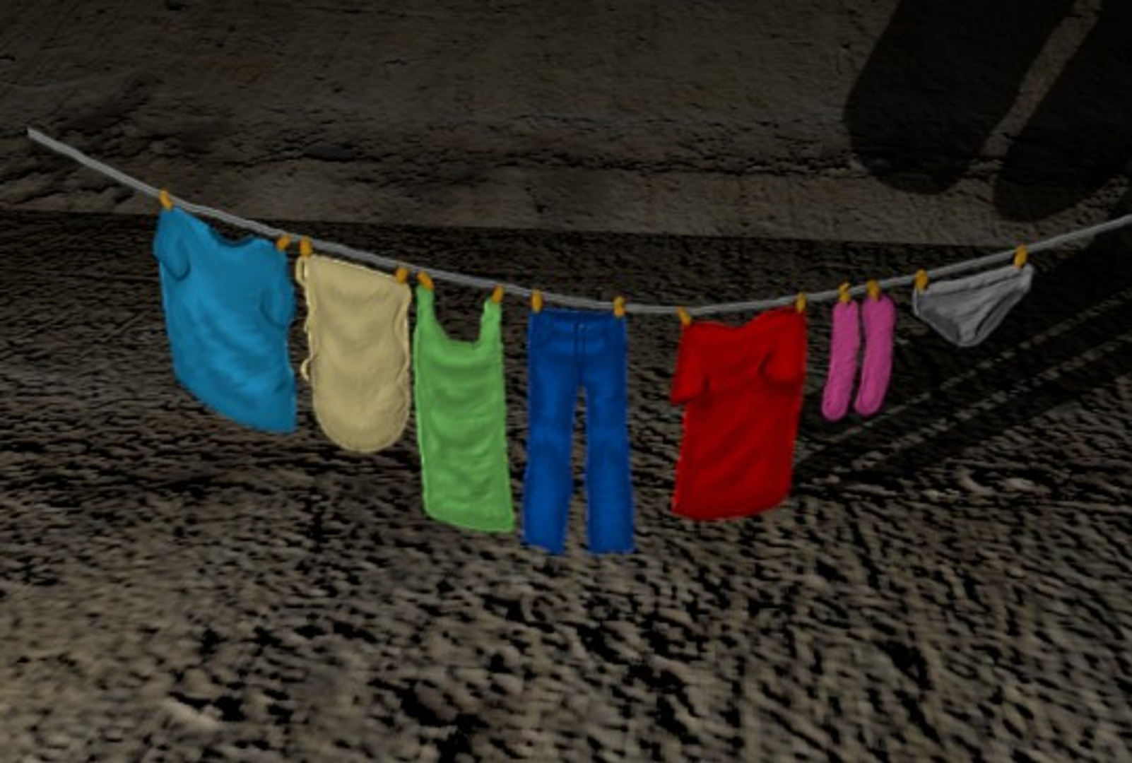 Maya Italian Clothes String