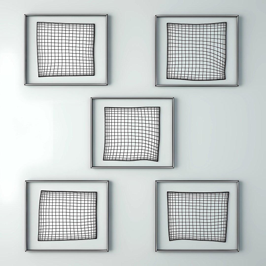 3D Kuba Shoowa Grass Textile Framed model - TurboSquid 2117597