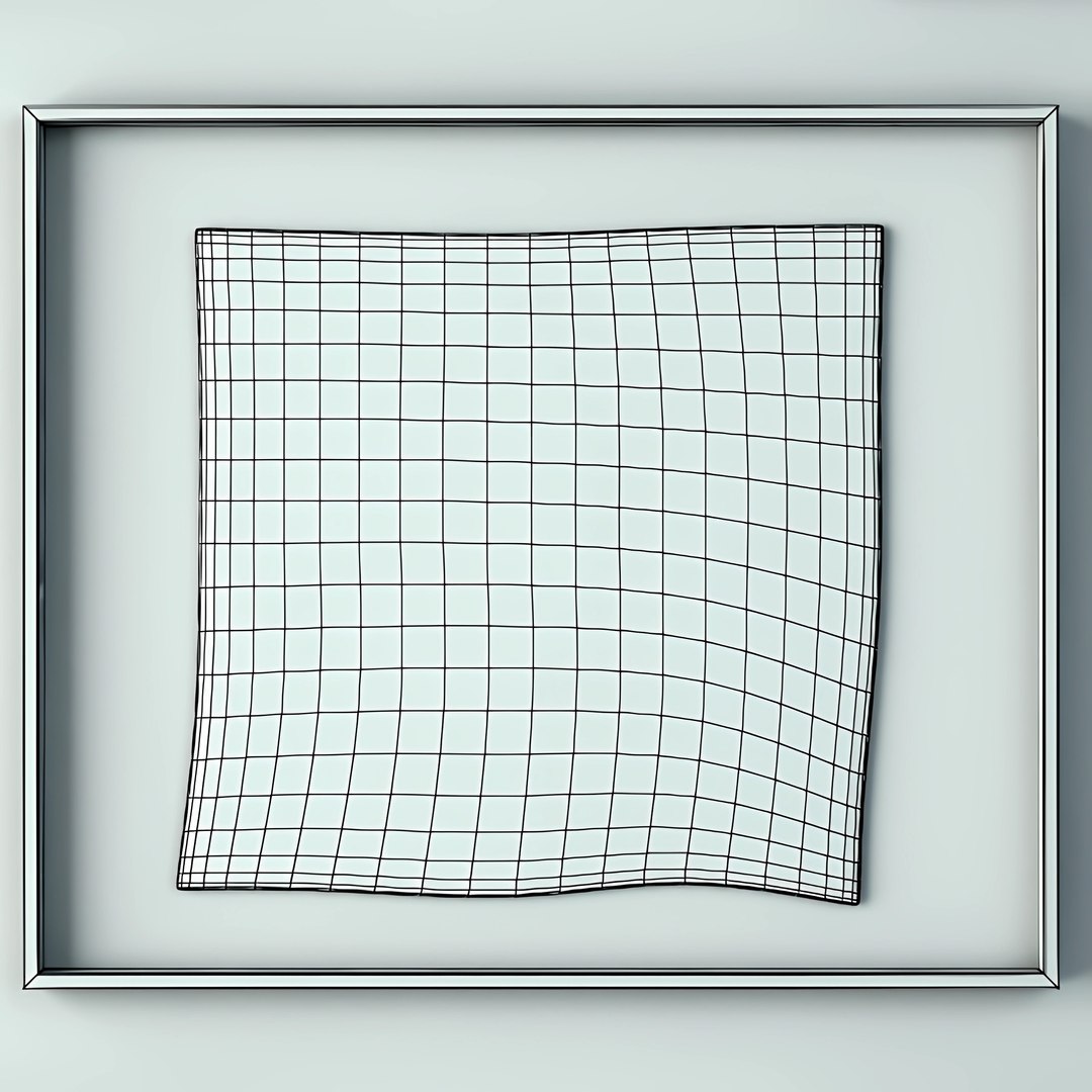 3D Kuba Shoowa Grass Textile Framed model - TurboSquid 2117597