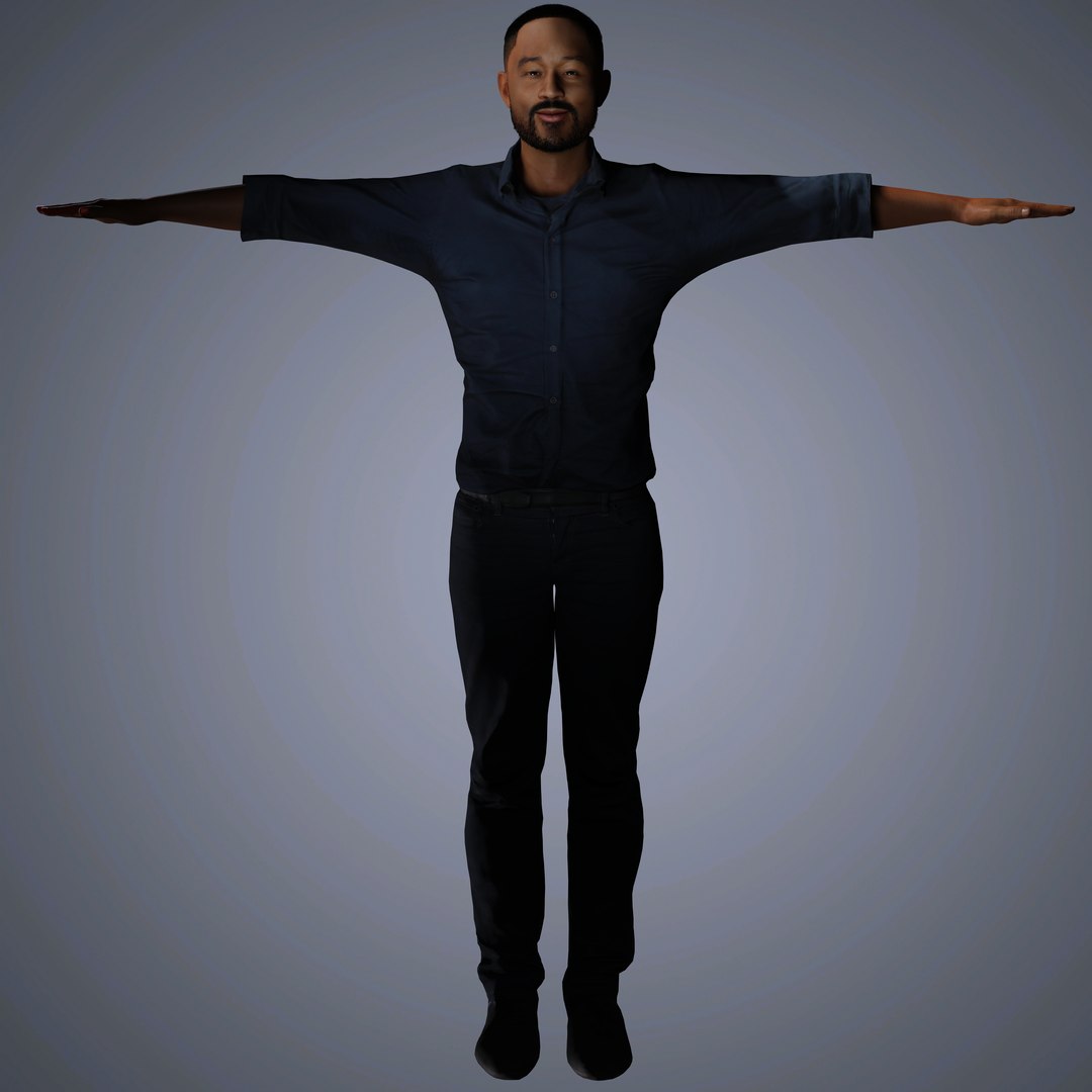 John Legend Character 3D Model - TurboSquid 2322607