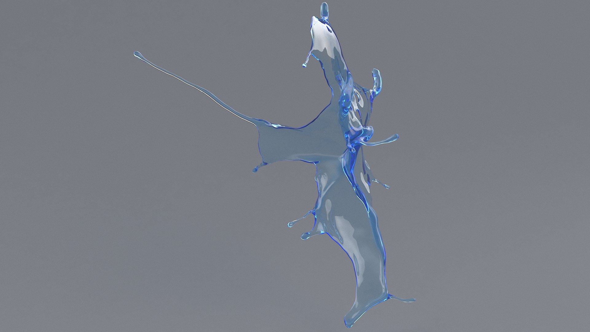 Splash Flat 08 3D Model - TurboSquid 1718113