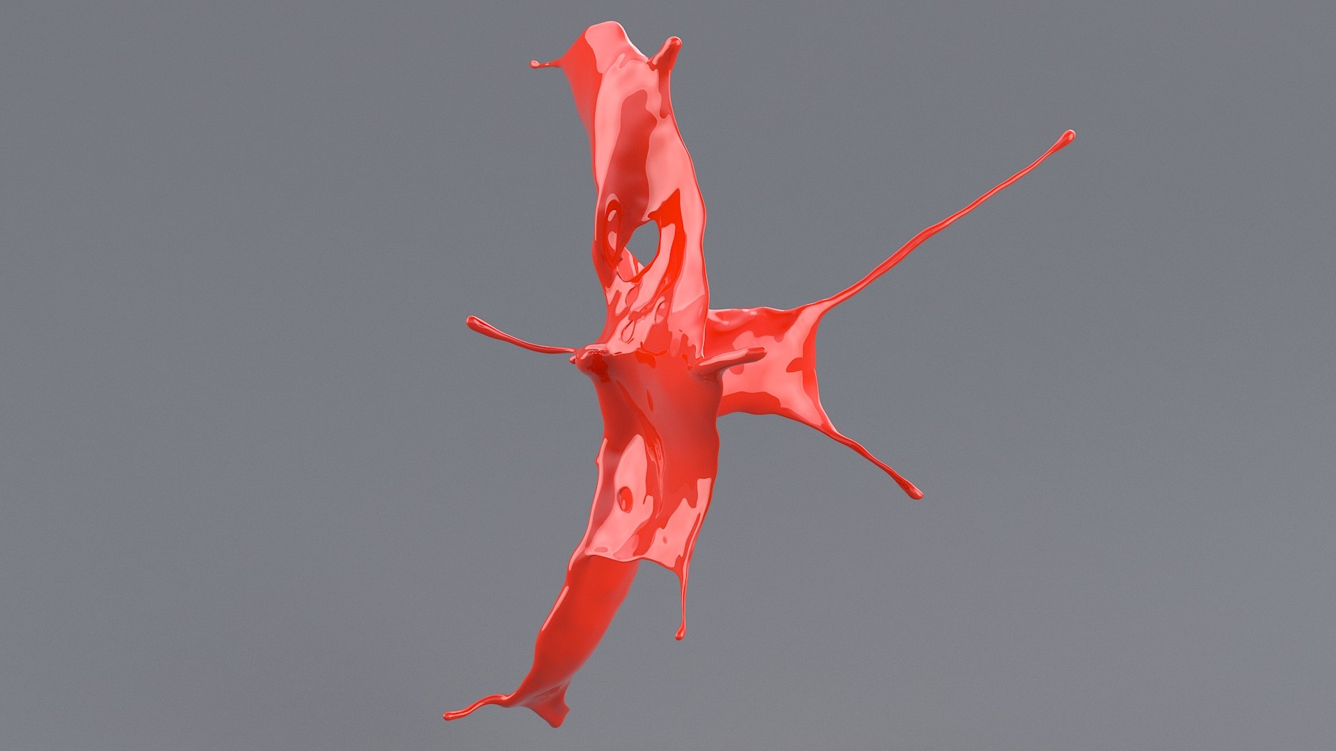 Splash Flat 08 3D Model - TurboSquid 1718113