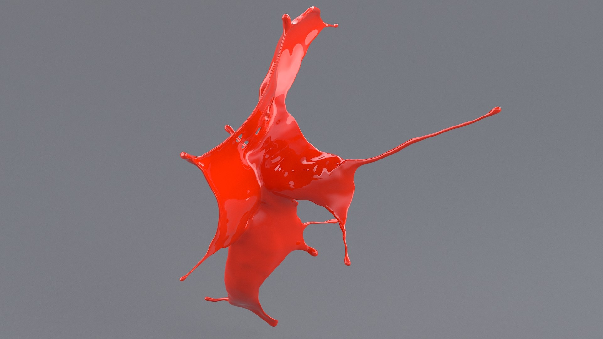 Splash Flat 08 3D Model - TurboSquid 1718113