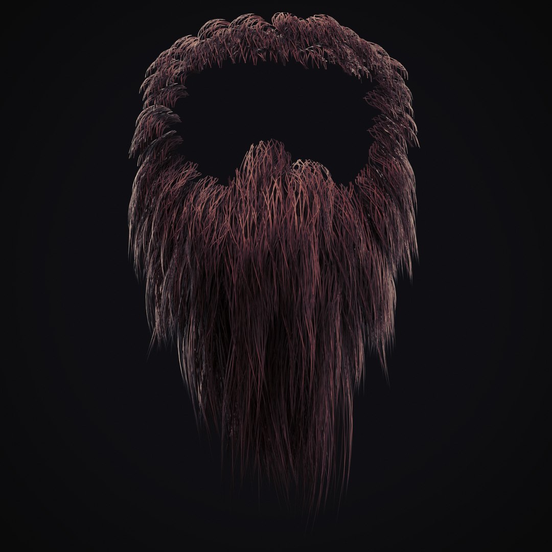 3D Beard 3 - TurboSquid 1489625
